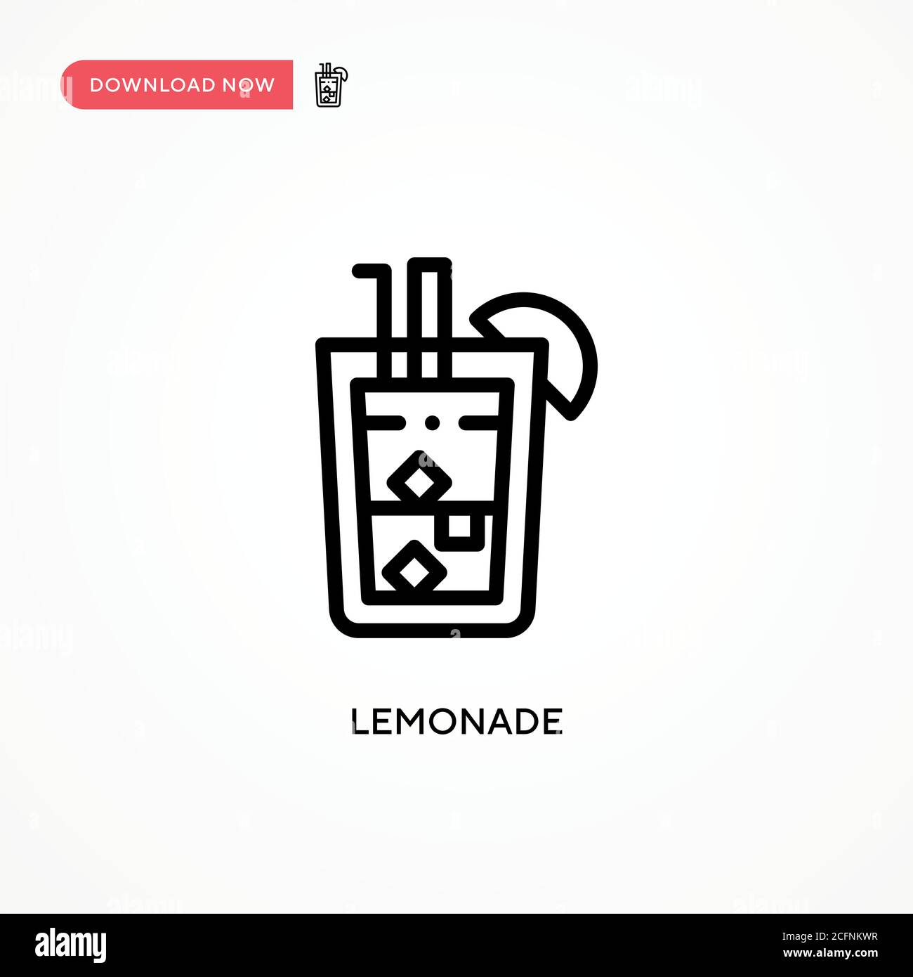 Iced water lemon jug Stock Vector Images - Alamy