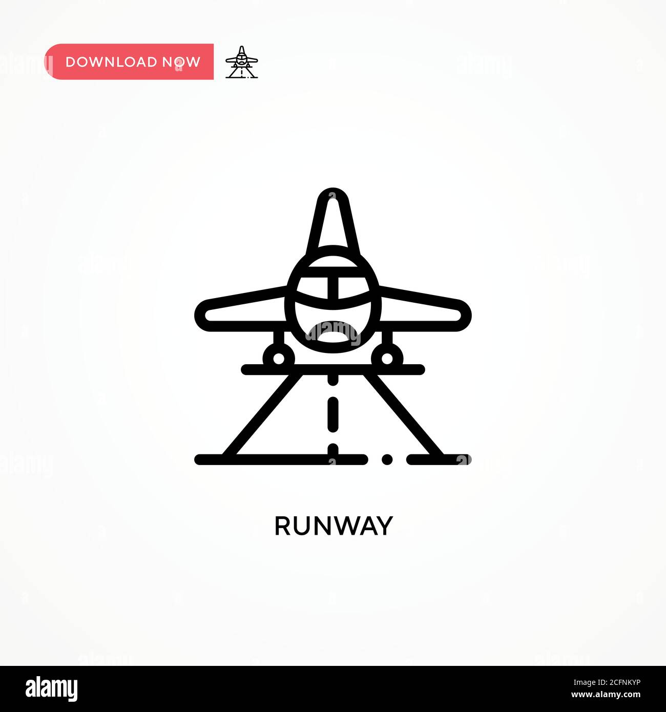 New runway site Stock Vector Images - Alamy