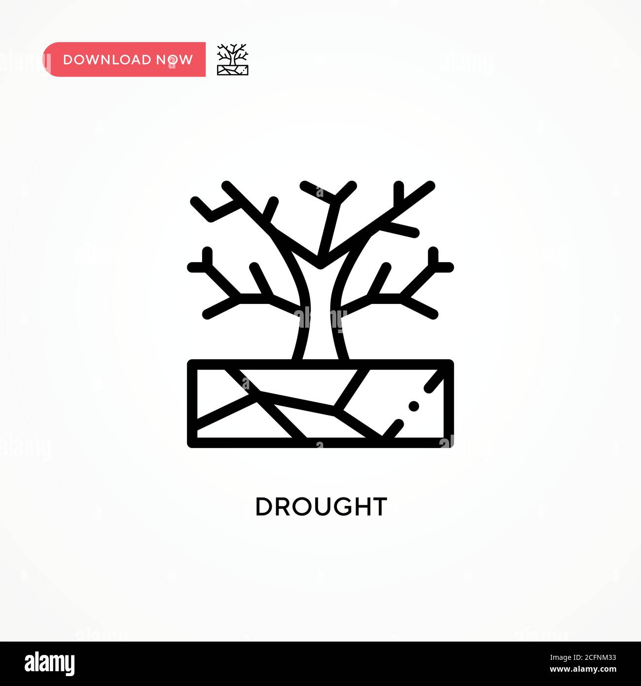 Dry field barren Stock Vector Images - Alamy