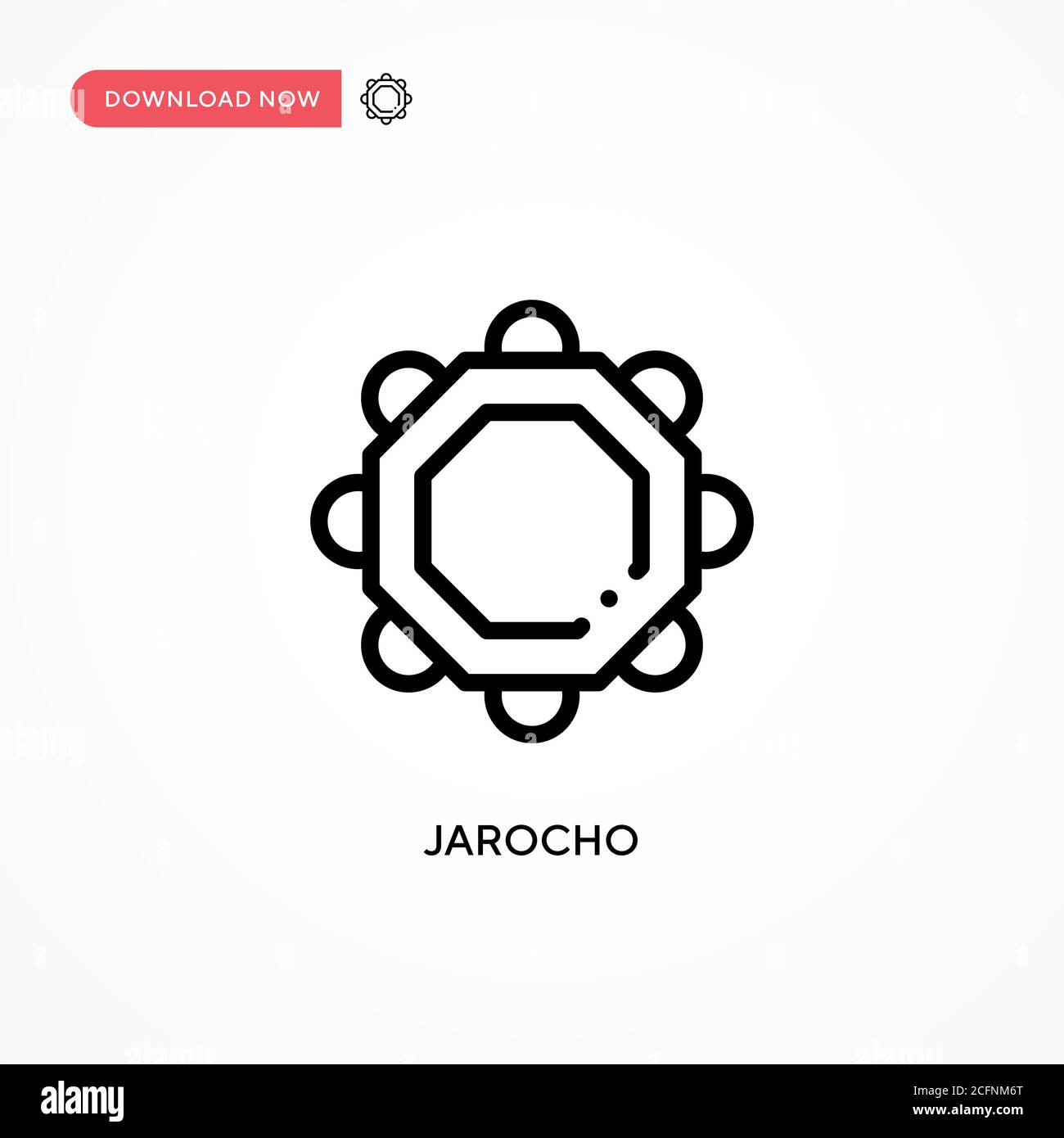Jarocho vector icon. Modern, simple flat vector illustration for web site or mobile app Stock ...