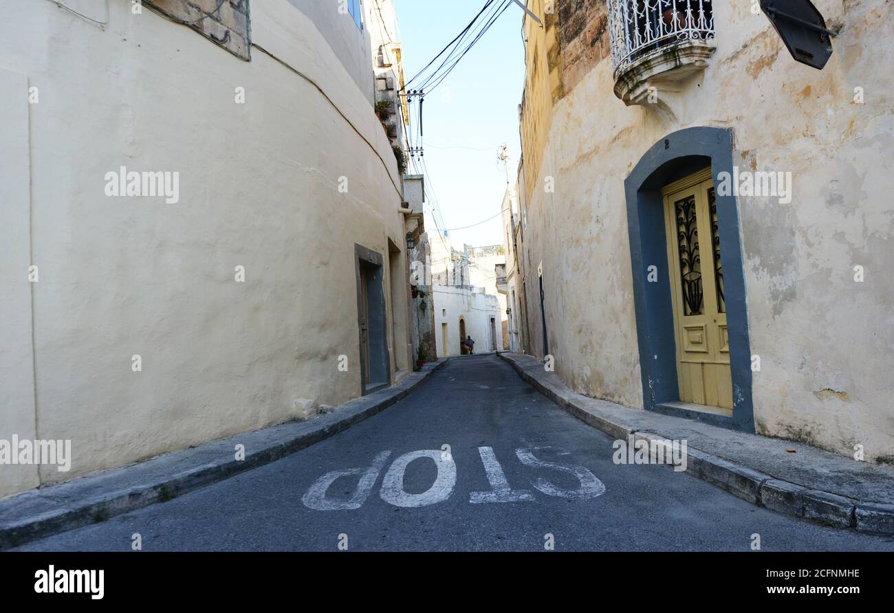 Driving through Ir-Rabat in Malta Stock Photo - Alamy