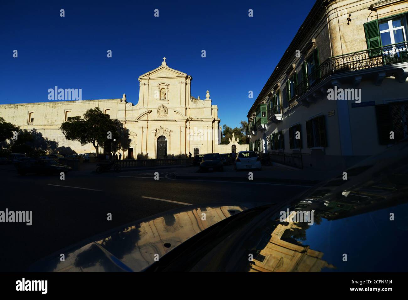Driving through Ir-Rabat in Malta Stock Photo - Alamy