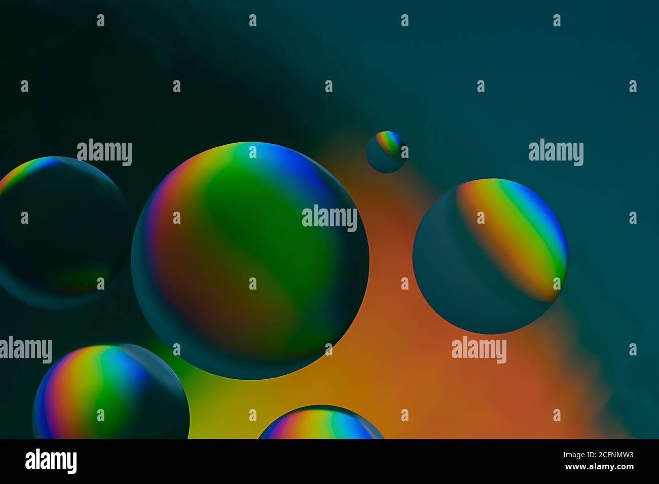 Oil rainbow water hi-res stock photography and images - Alamy