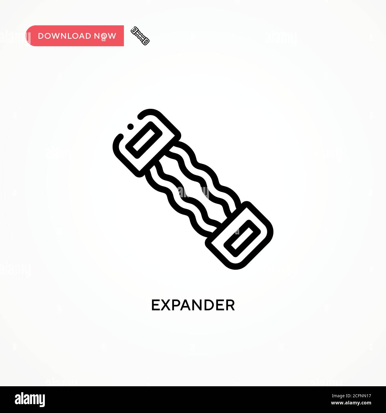 Expander vector icon. Modern, simple flat vector illustration for web ...