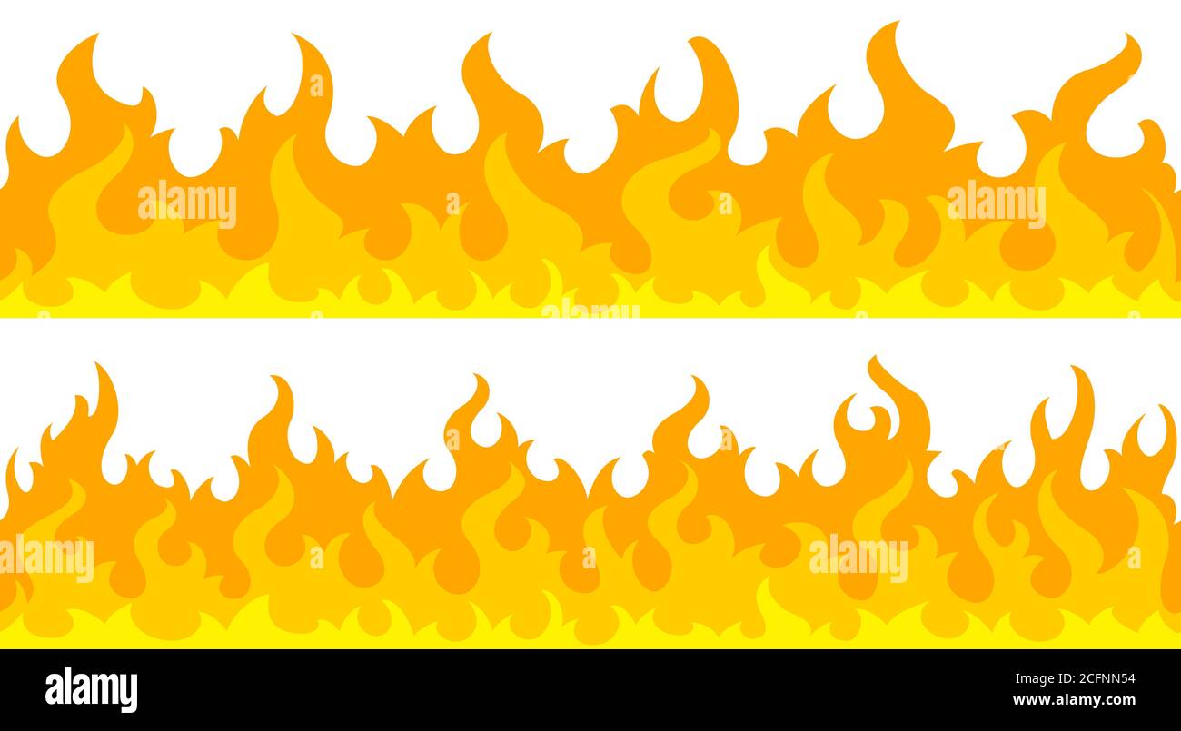 Fire flame frame borders Stock Vector Image & Art - Alamy