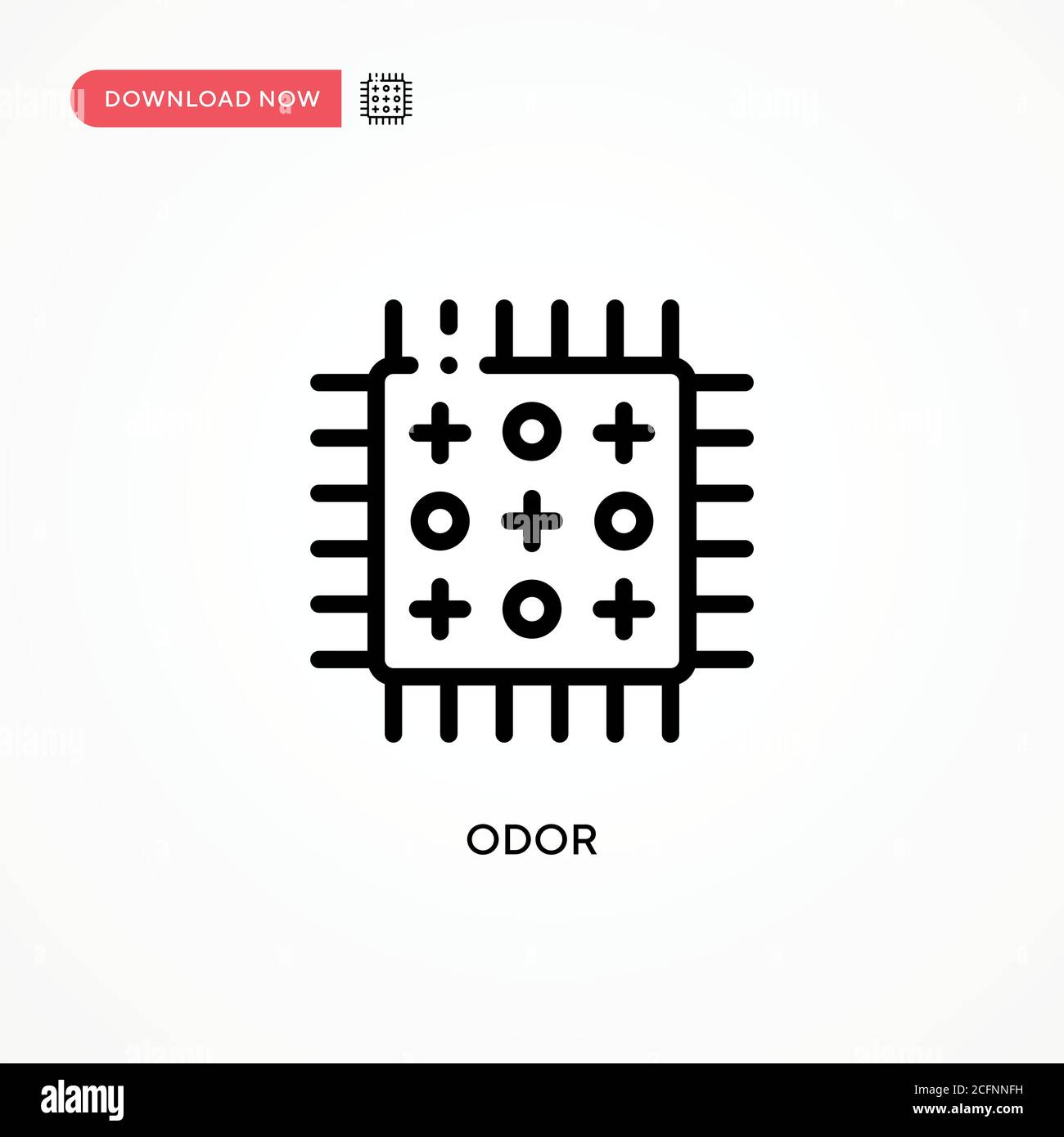 Odor vector icon. Modern, simple flat vector illustration for web site ...
