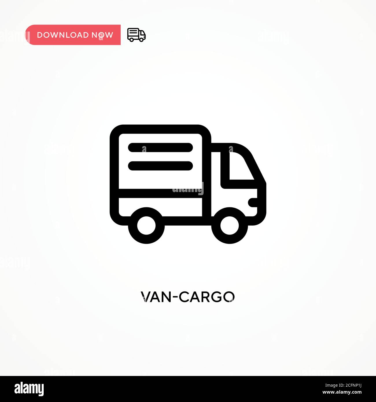 Van-cargo vector icon. Modern, simple flat vector illustration for web ...
