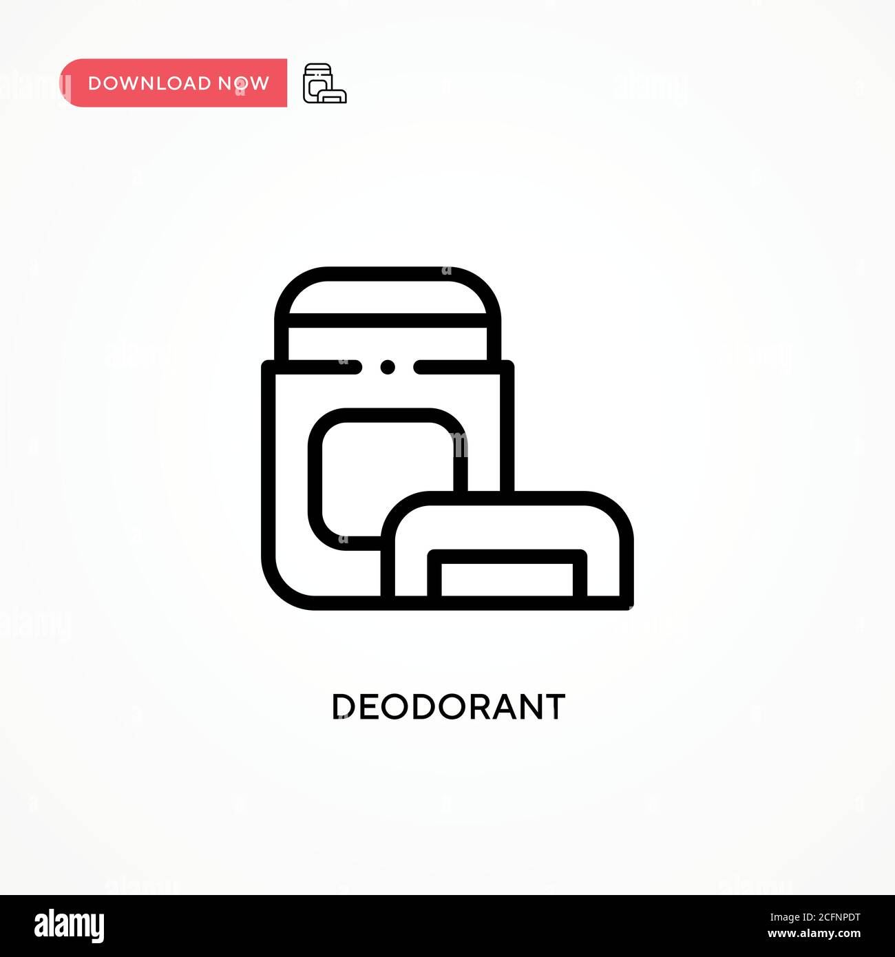 Deodorant vector icon. Modern, simple flat vector illustration for web ...