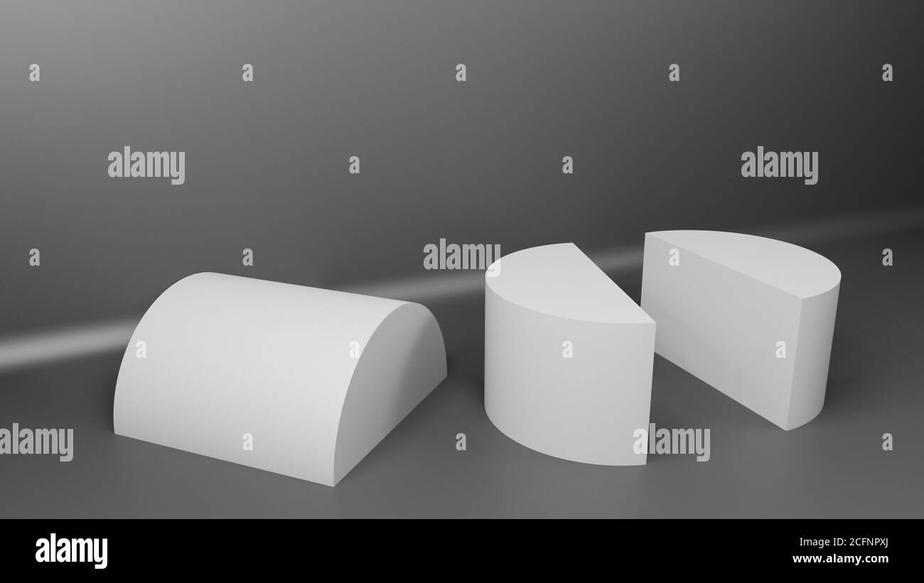 Half cylinders hi-res stock photography and images - Alamy