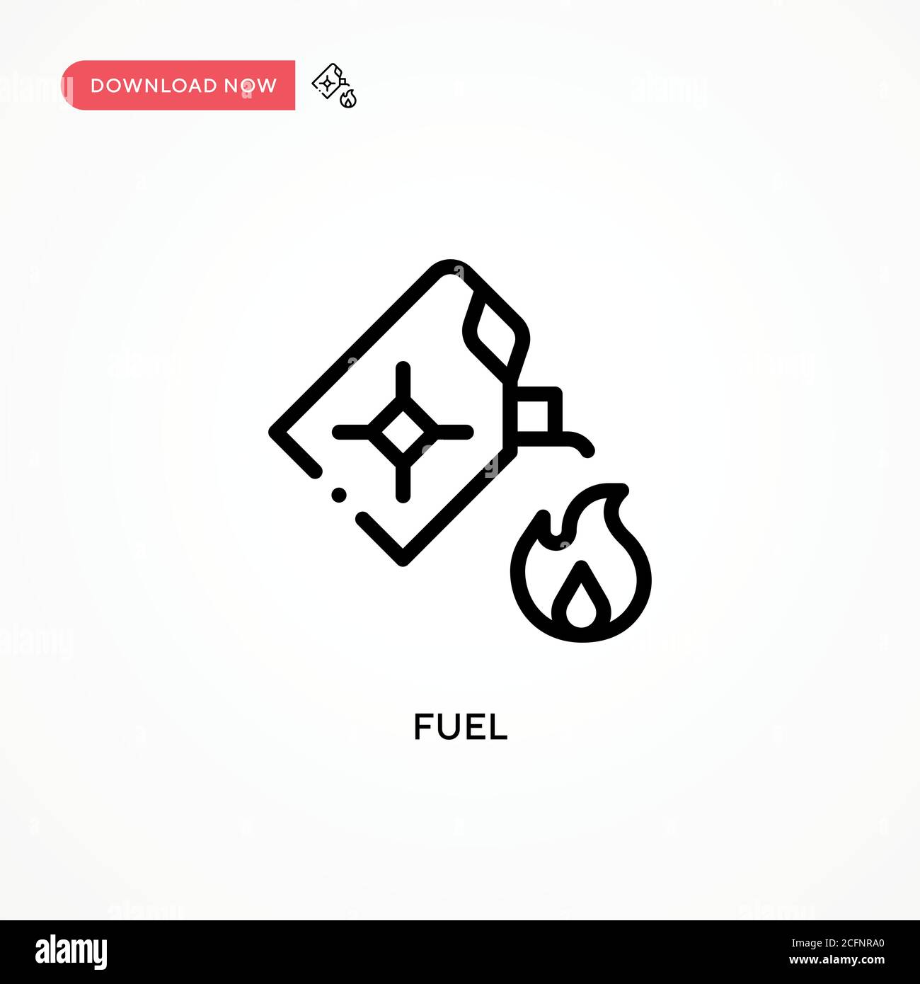 Fuel vector icon. Modern, simple flat vector illustration for web site ...