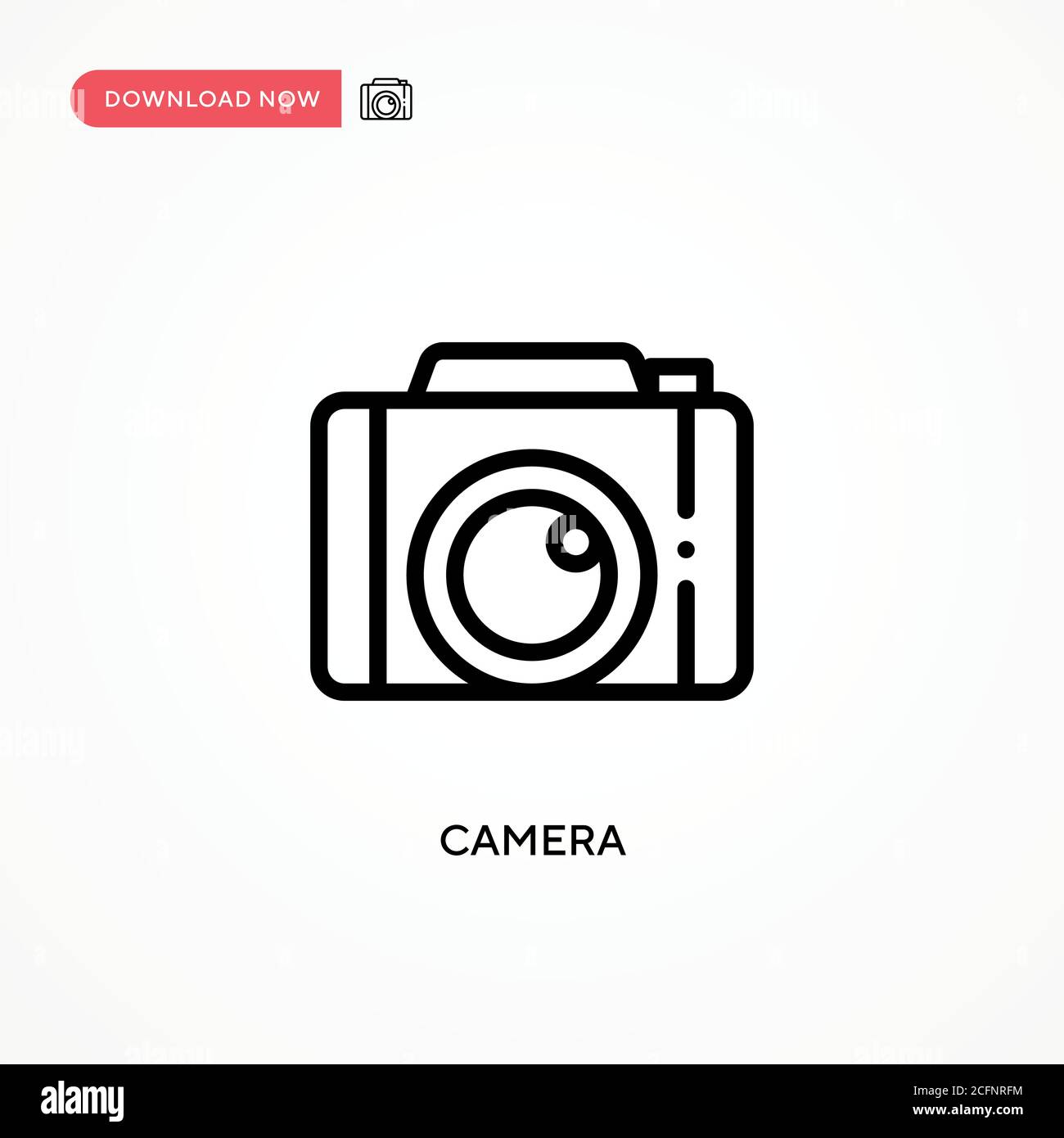 Camera vector icon. Modern, simple flat vector illustration for web ...