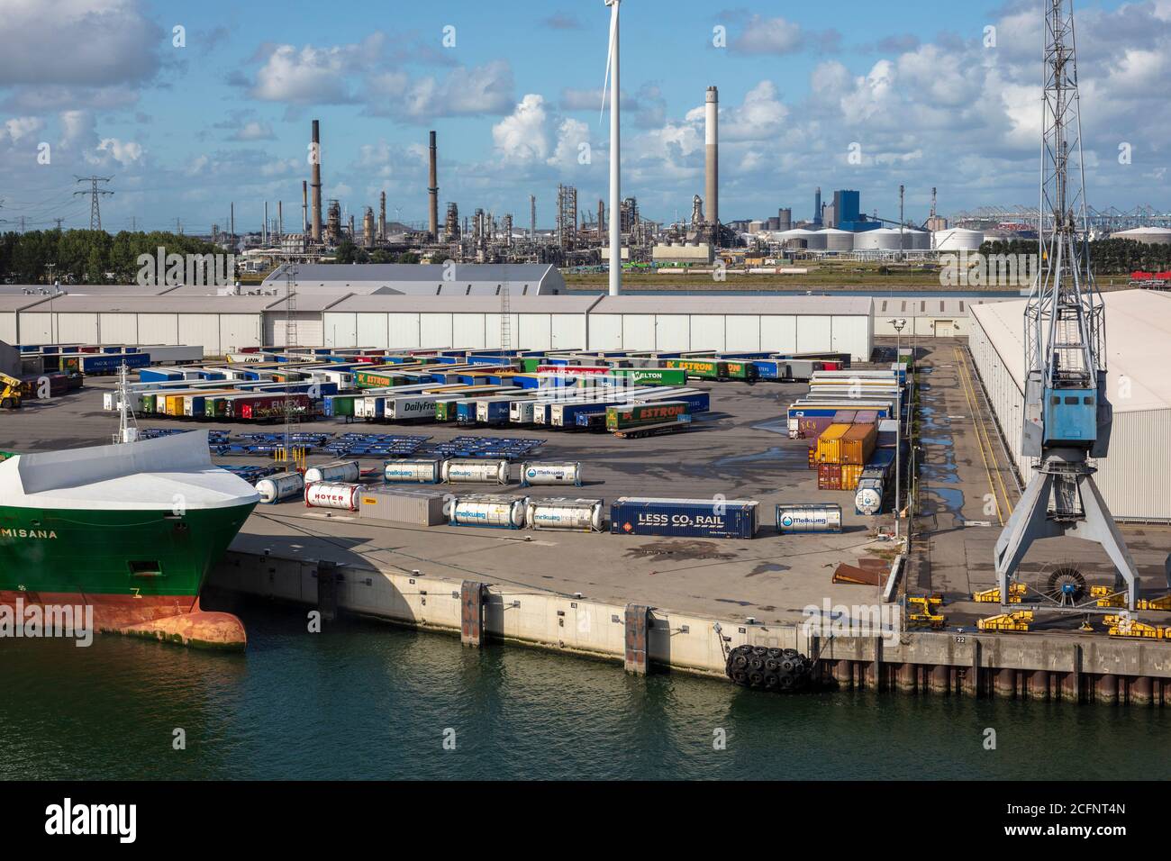 The Netherlands, Rotterdam, Port of Rotterdam, Stena Line. Roll on ...