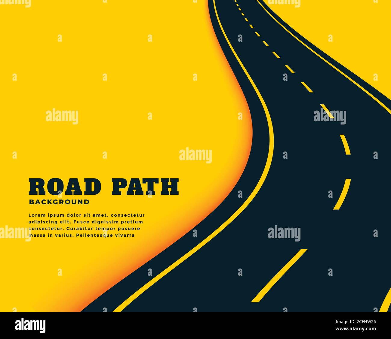 Winding pathway Stock Vector Images - Alamy