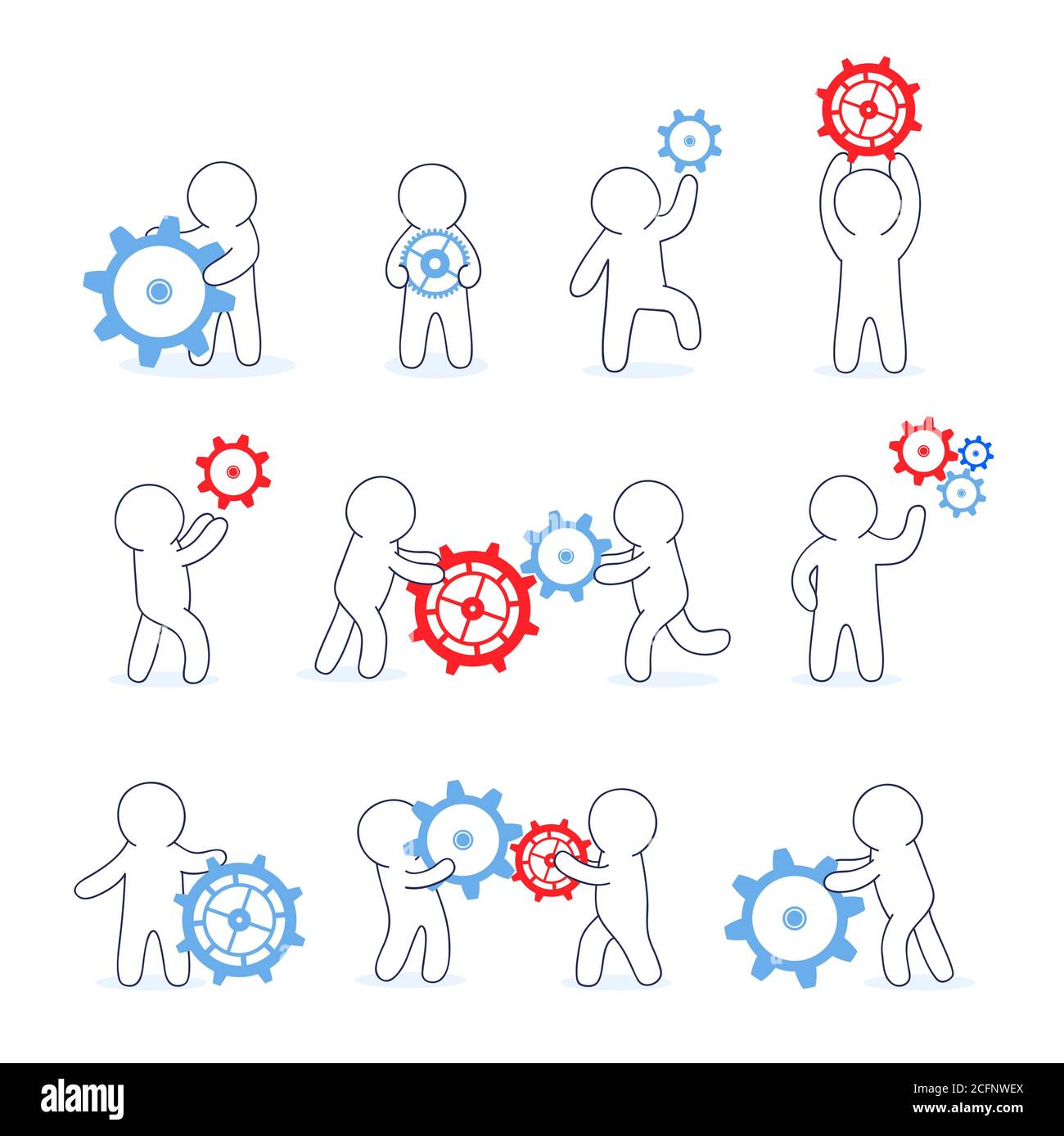 Little puppets Stock Vector Images - Alamy