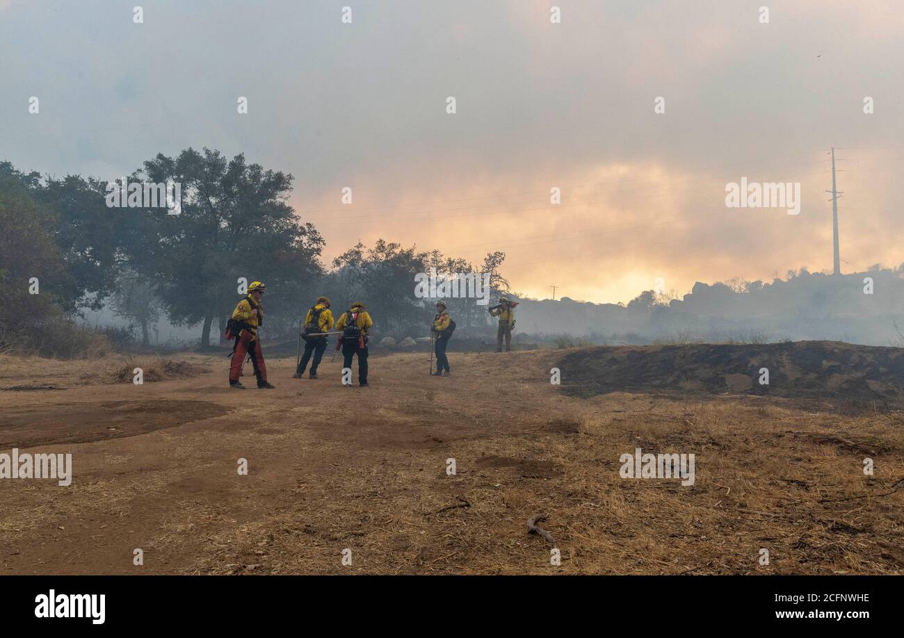 Unincorporated San Diego County, California, USA. 6th Sep, 2020. A ...