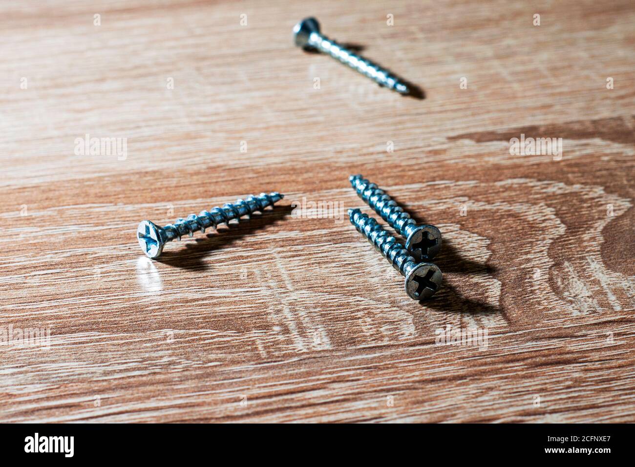 Metal screws lying on hi-res stock photography and images - Alamy