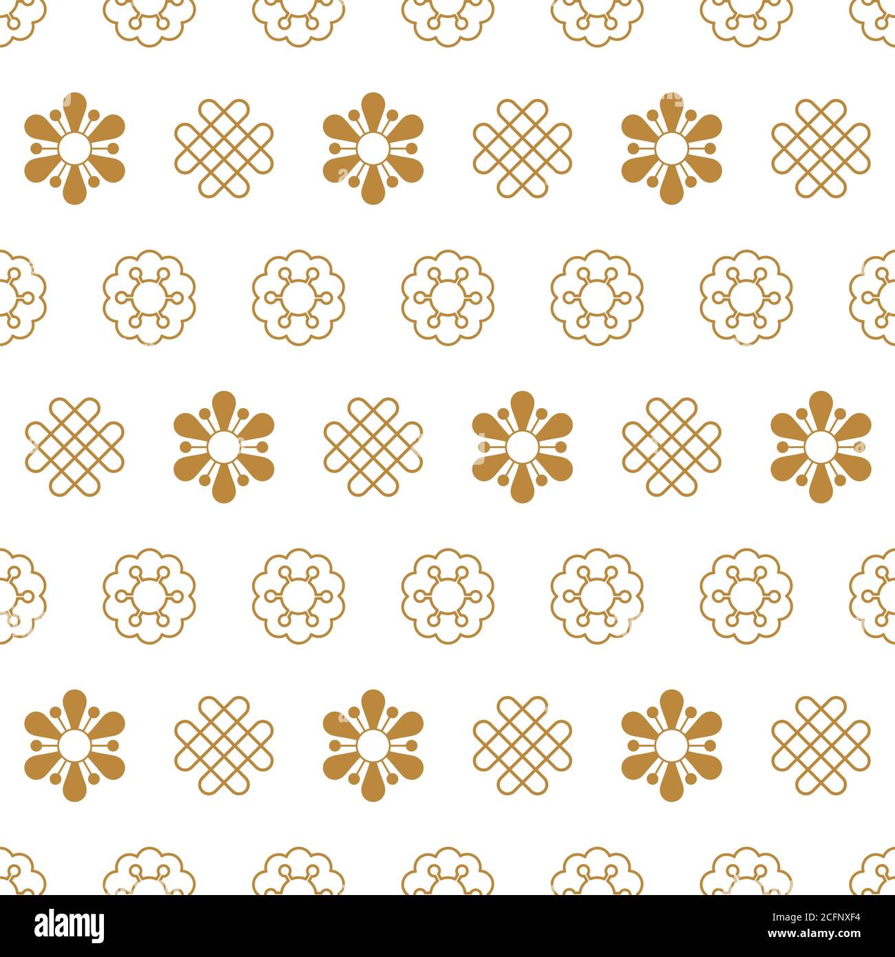 Traditional chinese vector seamless patterns for new year greeting card ...