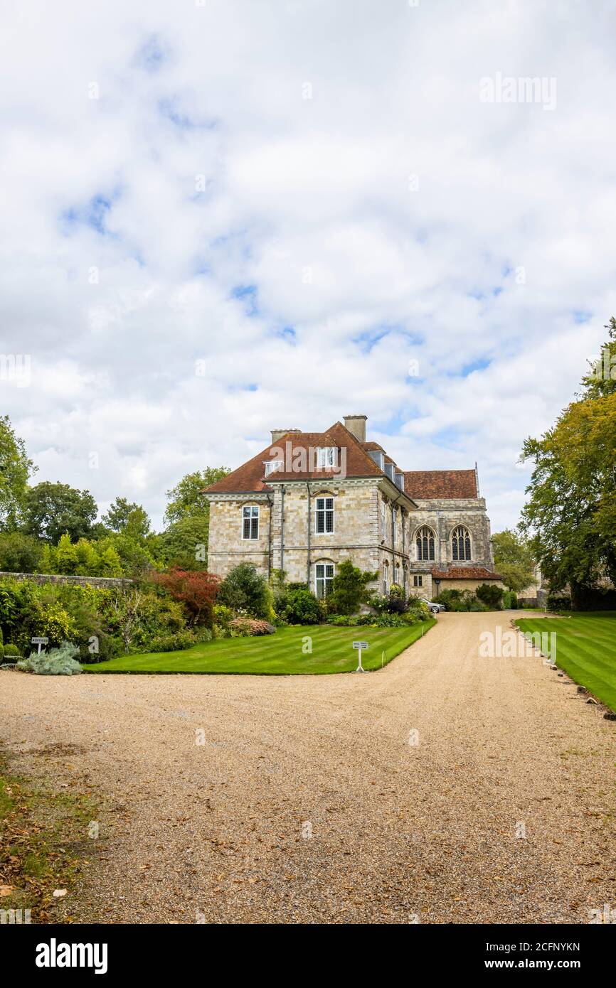Wolvesey Palace, seat and residence of the Bishop of Winchester, in The ...