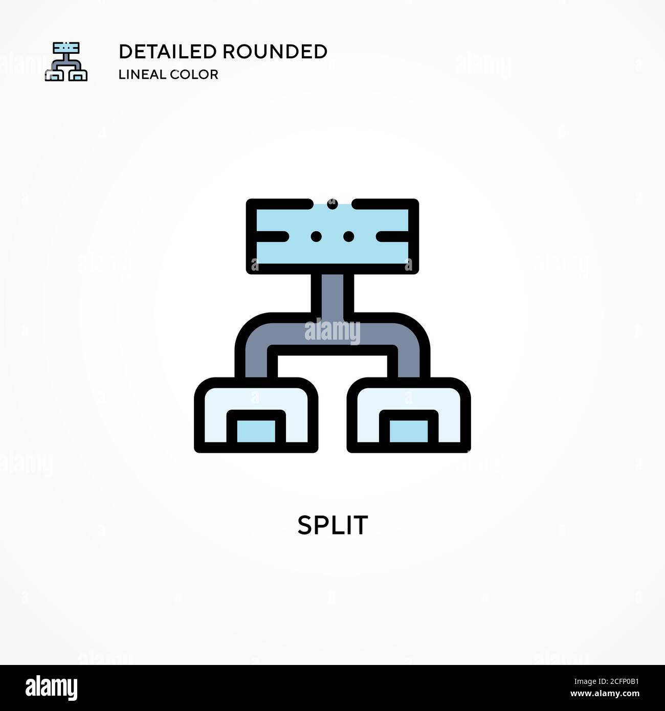 Split croatia waterfront Stock Vector Images - Alamy