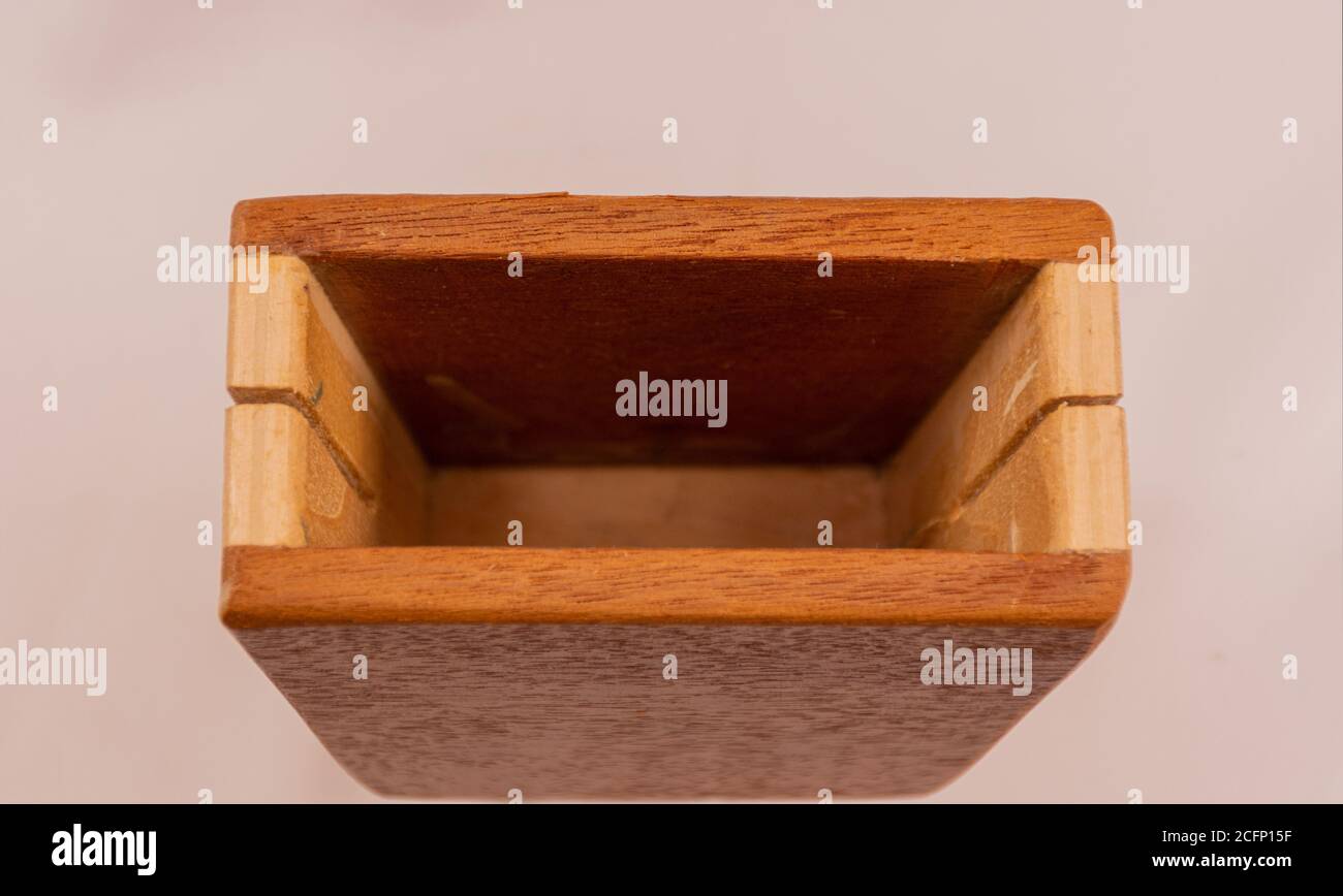 Close up of wooden wood-block Stock Photo - Alamy