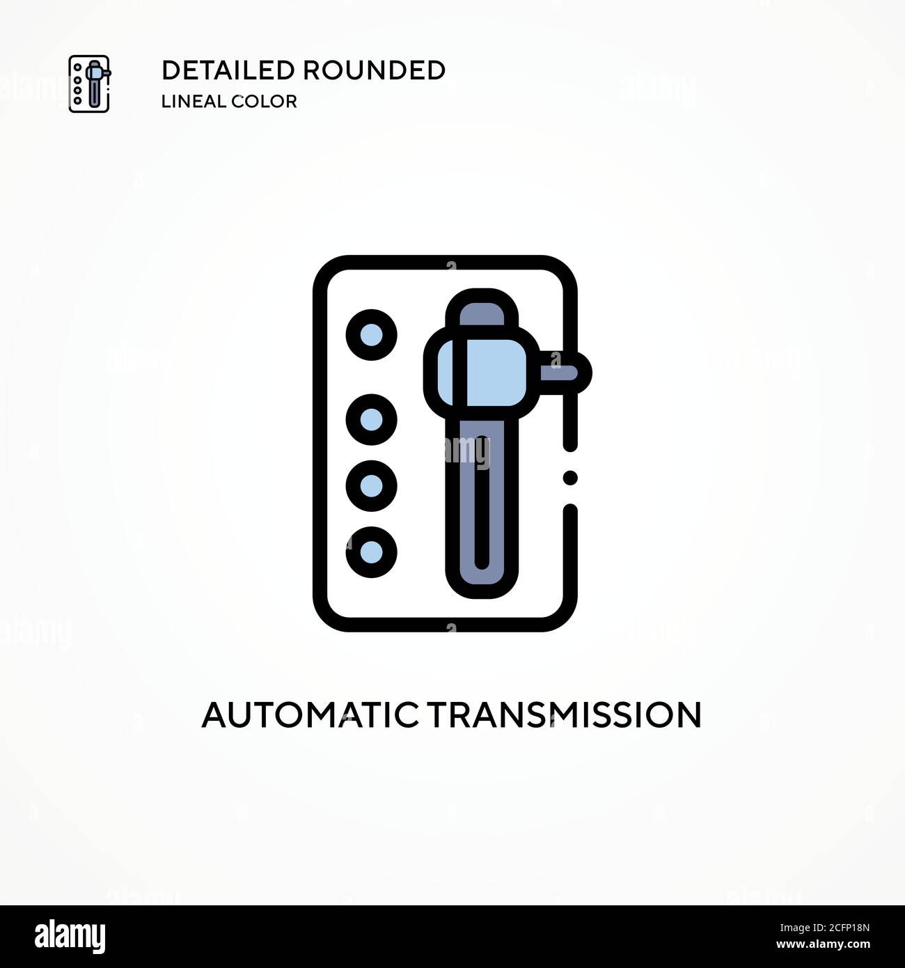Automatic transmission vector icon. Modern vector illustration concepts ...