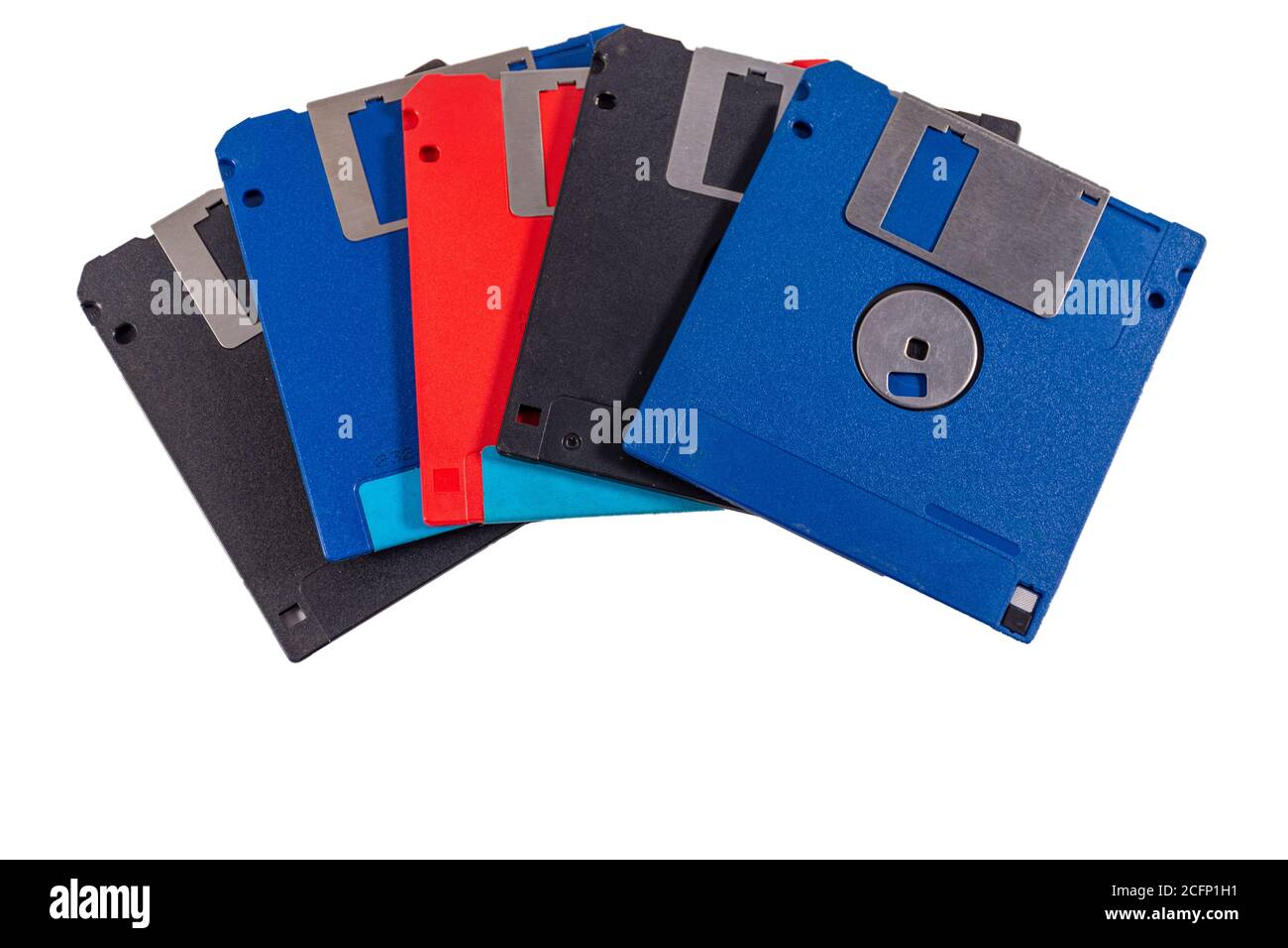 Close up of floppy disks isolated on white Stock Photo - Alamy