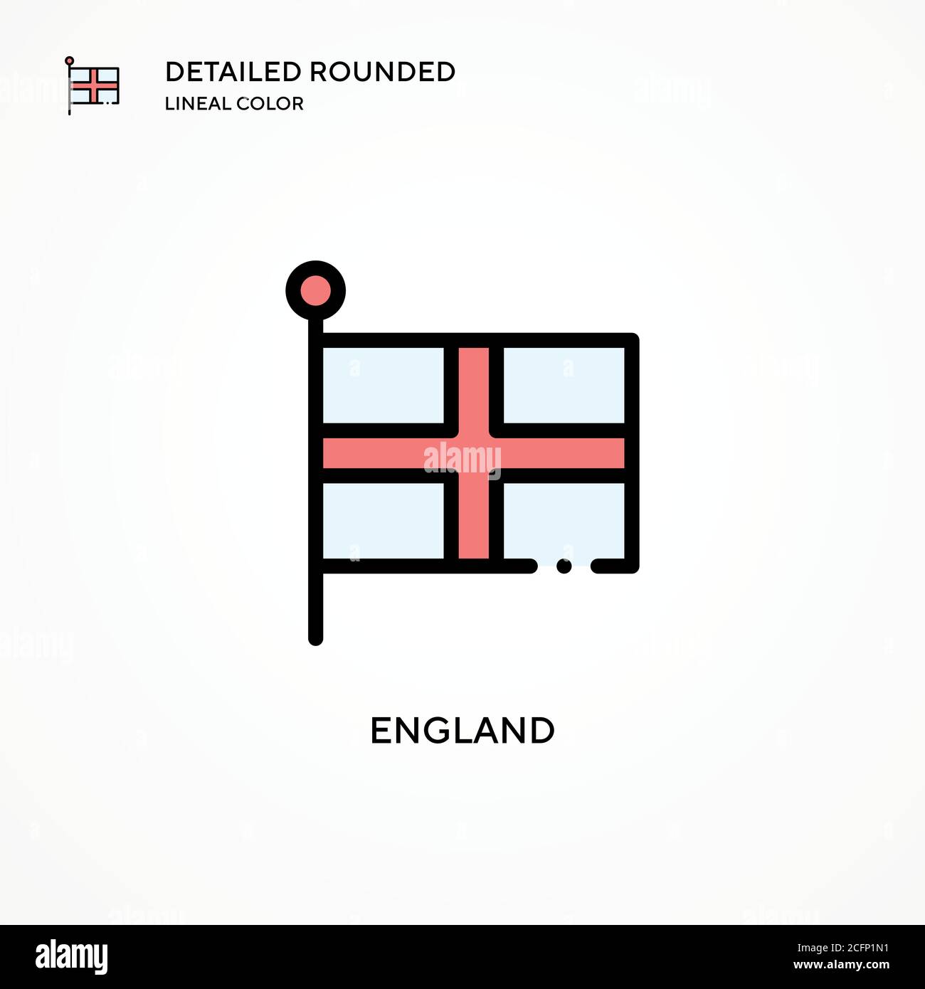 England vector icon. Modern vector illustration concepts. Easy to edit ...