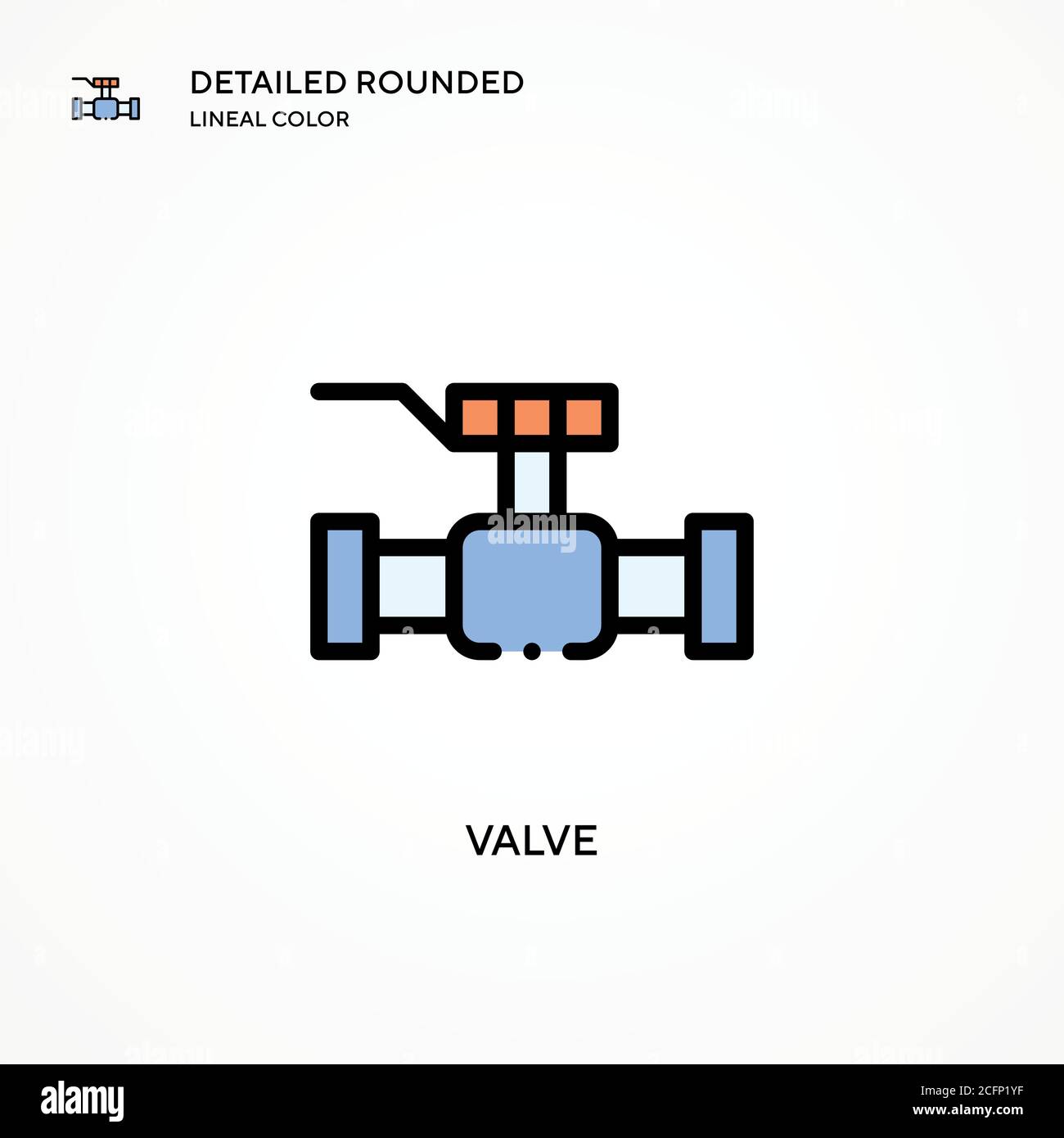 Valve vector icon. Modern vector illustration concepts. Easy to edit ...