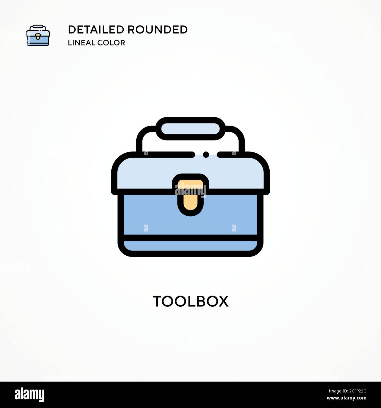 Toolbox vector icon. Modern vector illustration concepts. Easy to edit ...