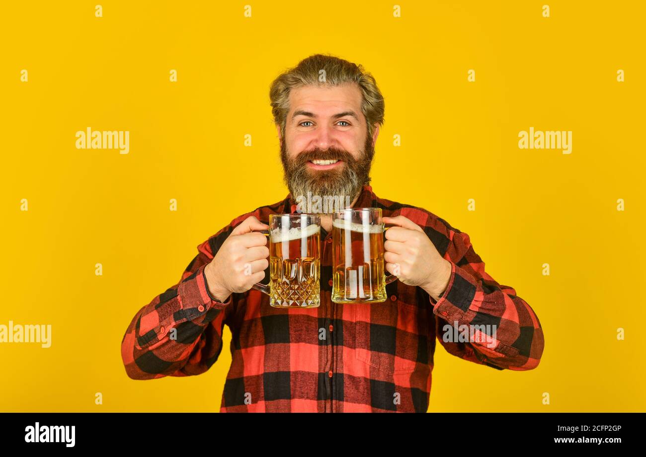 Brewing the best beer. Cheers. sport bar. trying a new beer. brutal ...