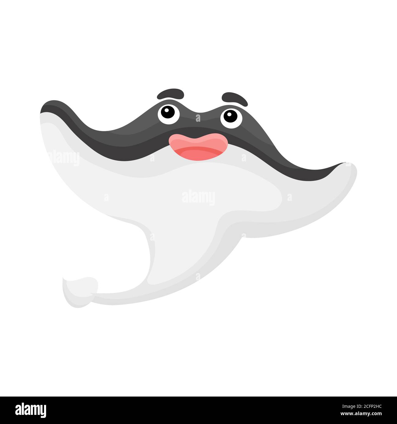 Cute stingray cartoon smiling hi-res stock photography and images - Alamy