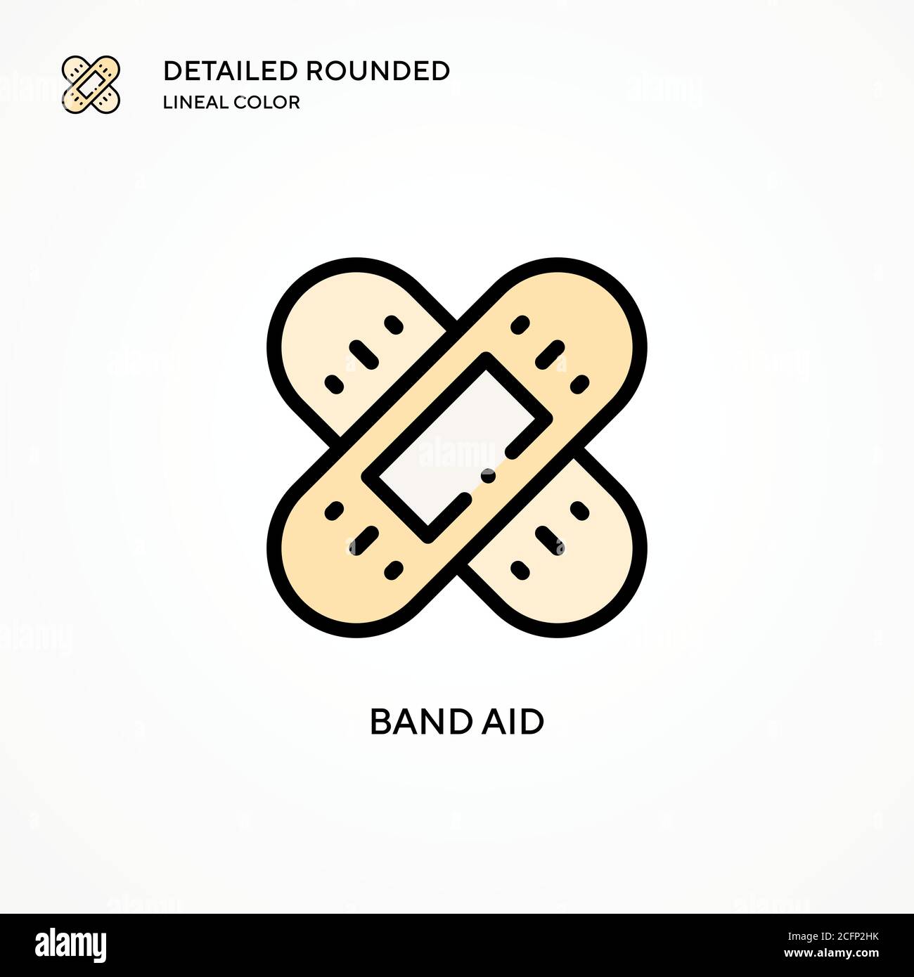 Band aid vector icon. Modern vector illustration concepts. Easy to edit ...