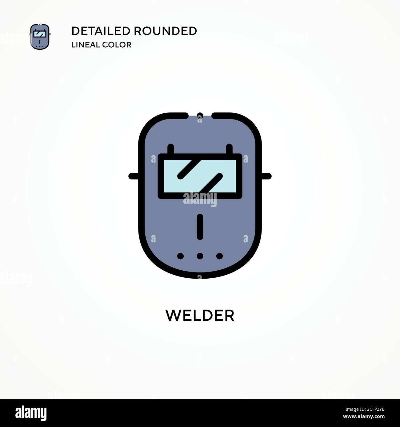 Welder vector icon. Modern vector illustration concepts. Easy to edit ...