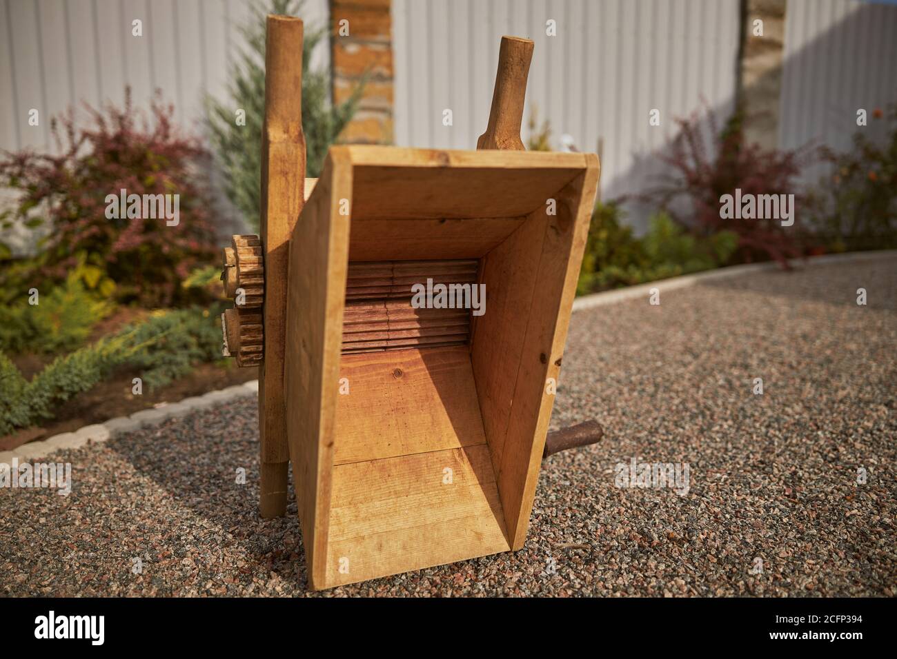 Old wine making equipment hi-res stock photography and images - Alamy