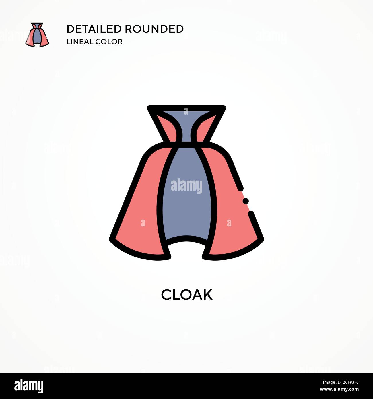 CLOAK vector icon. Modern vector illustration concepts. Easy to edit ...