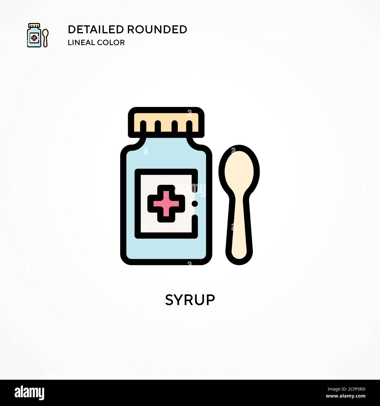 Syrup vector icon. Modern vector illustration concepts. Easy to edit ...
