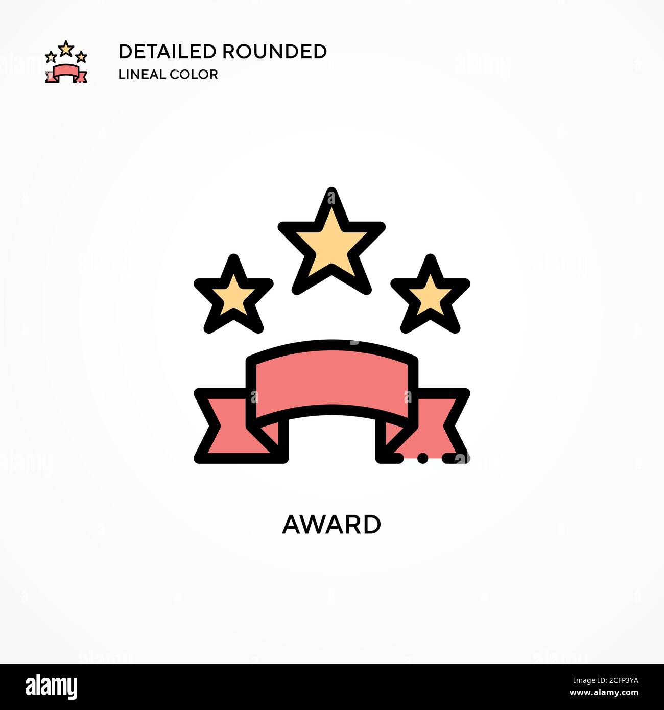 Award vector icon. Modern vector illustration concepts. Easy to edit ...