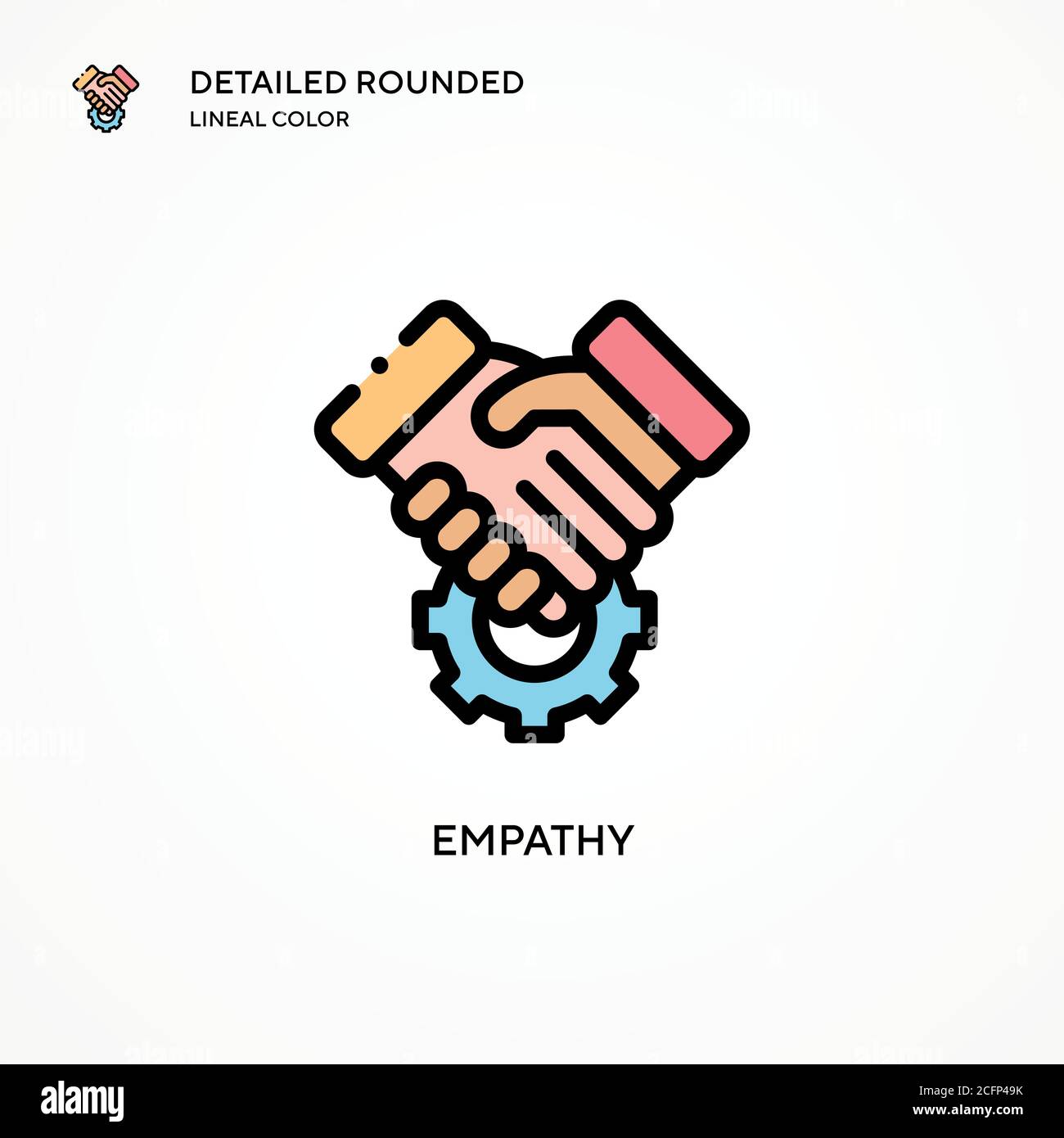 Empathy vector icon. Modern vector illustration concepts. Easy to edit ...