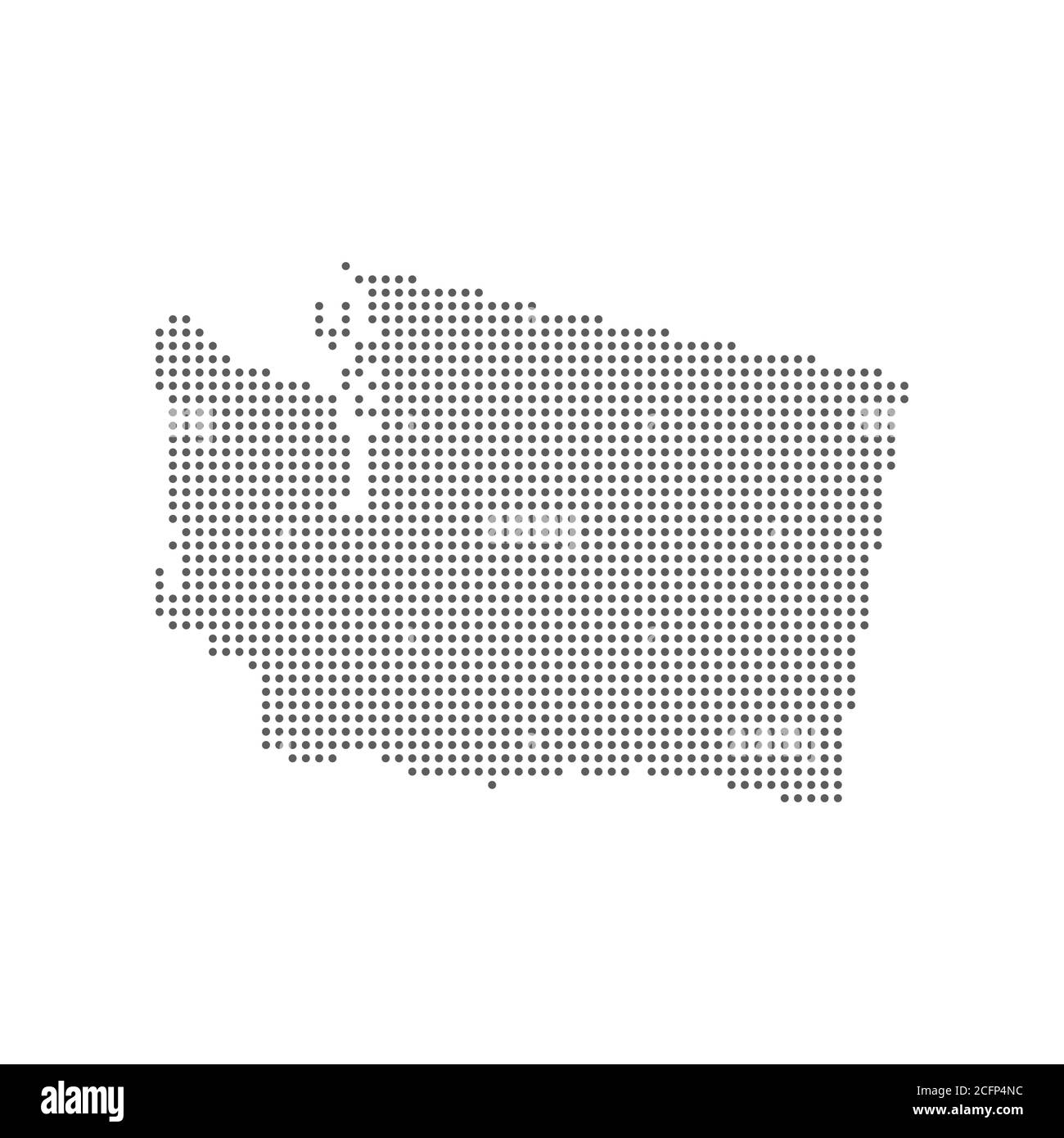 Geographic map washington state Stock Vector Images - Alamy