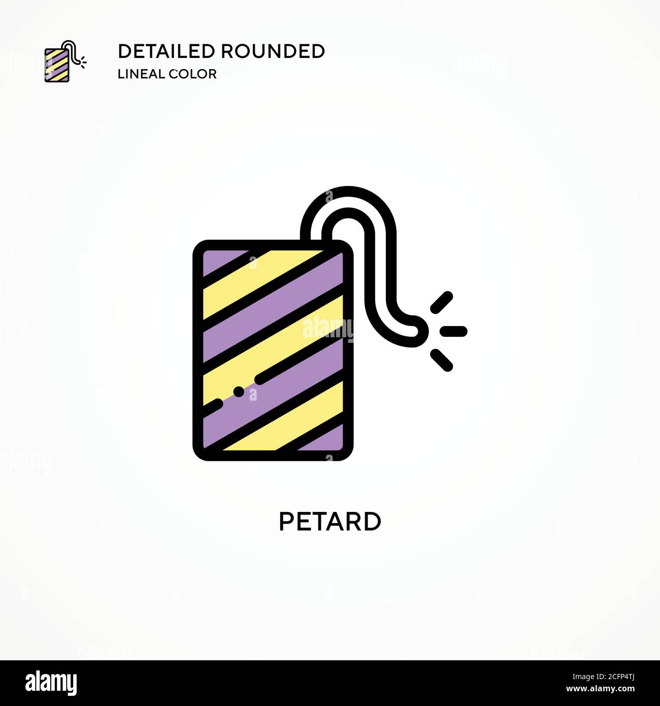 Petard vector icon. Modern vector illustration concepts. Easy to edit ...