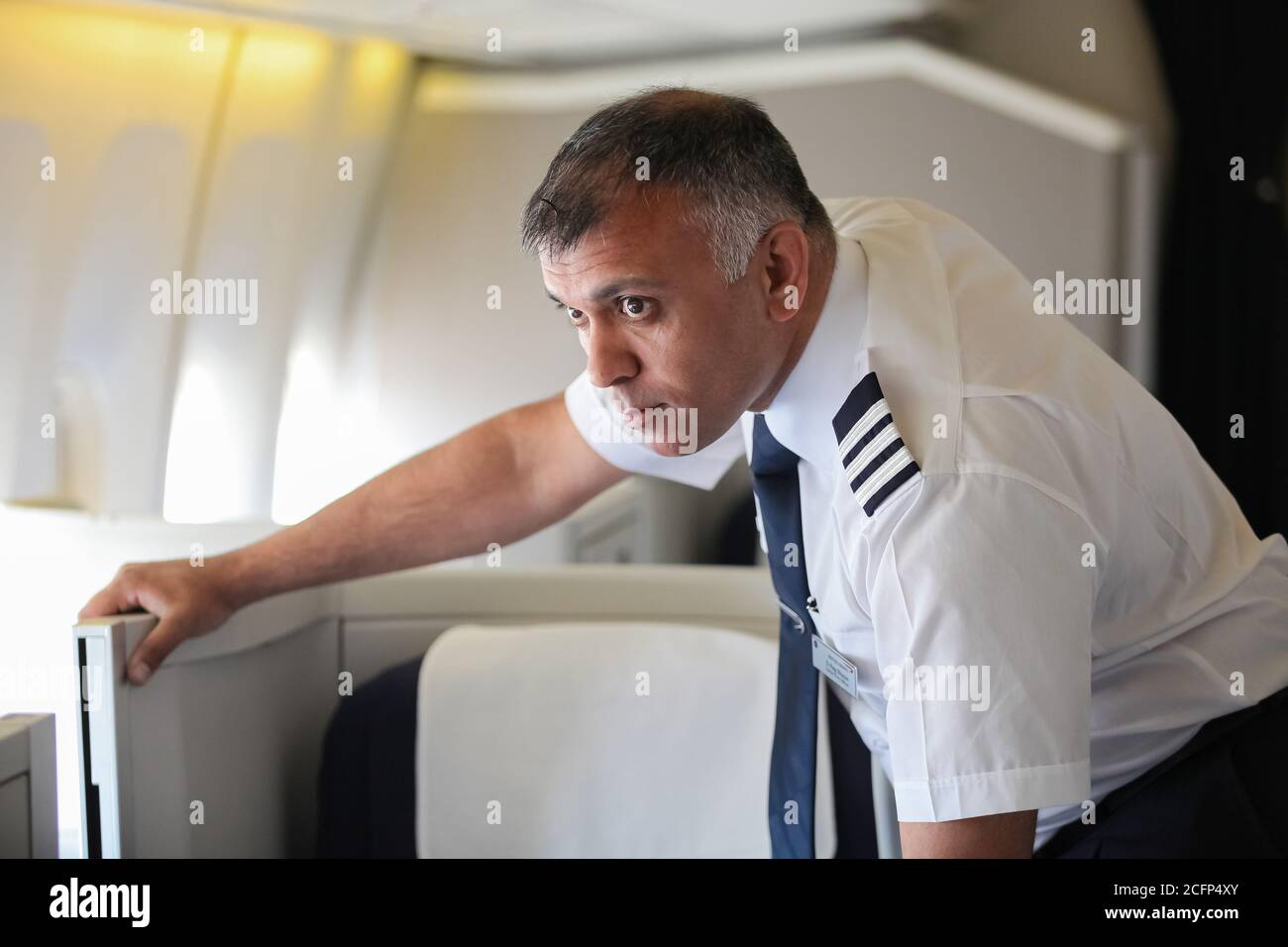 Johannesburg, South Africa - May 08 2012: British Airways Middle Aged ...