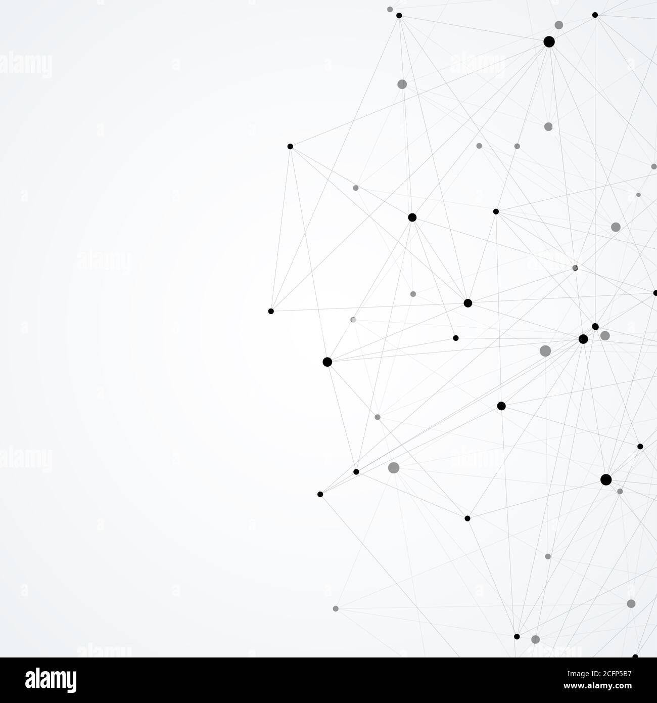 Global network connections with points and lines. Wireframe background ...