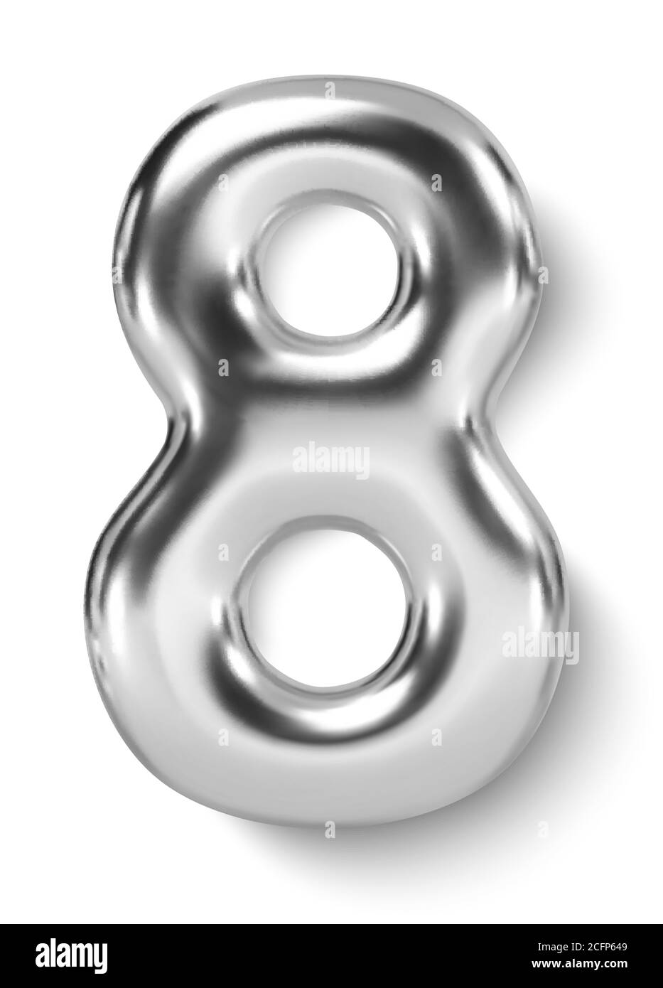 Balloon number 8 Stock Vector Images - Alamy