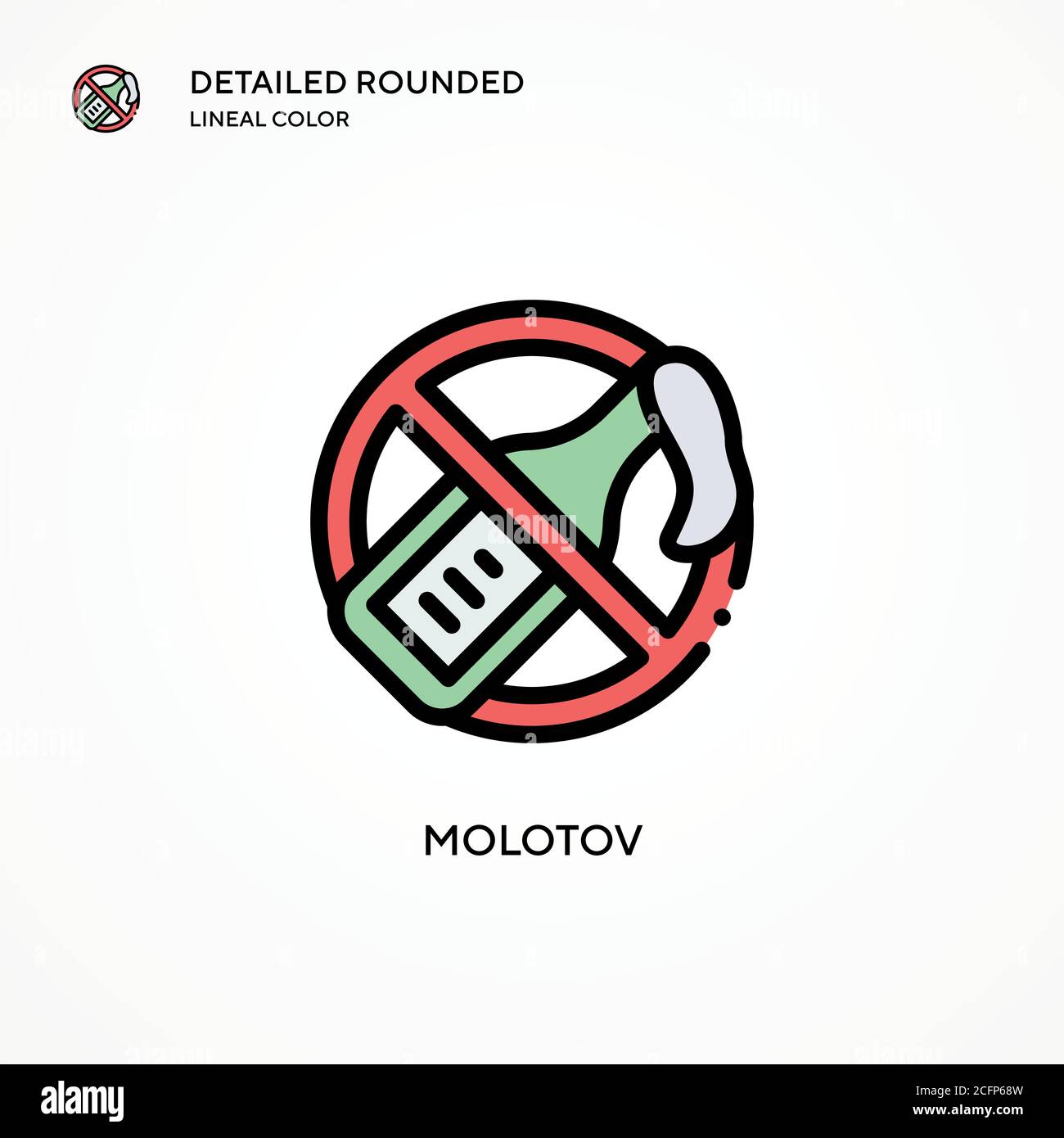 Molotov vector icon. Modern vector illustration concepts. Easy to edit ...