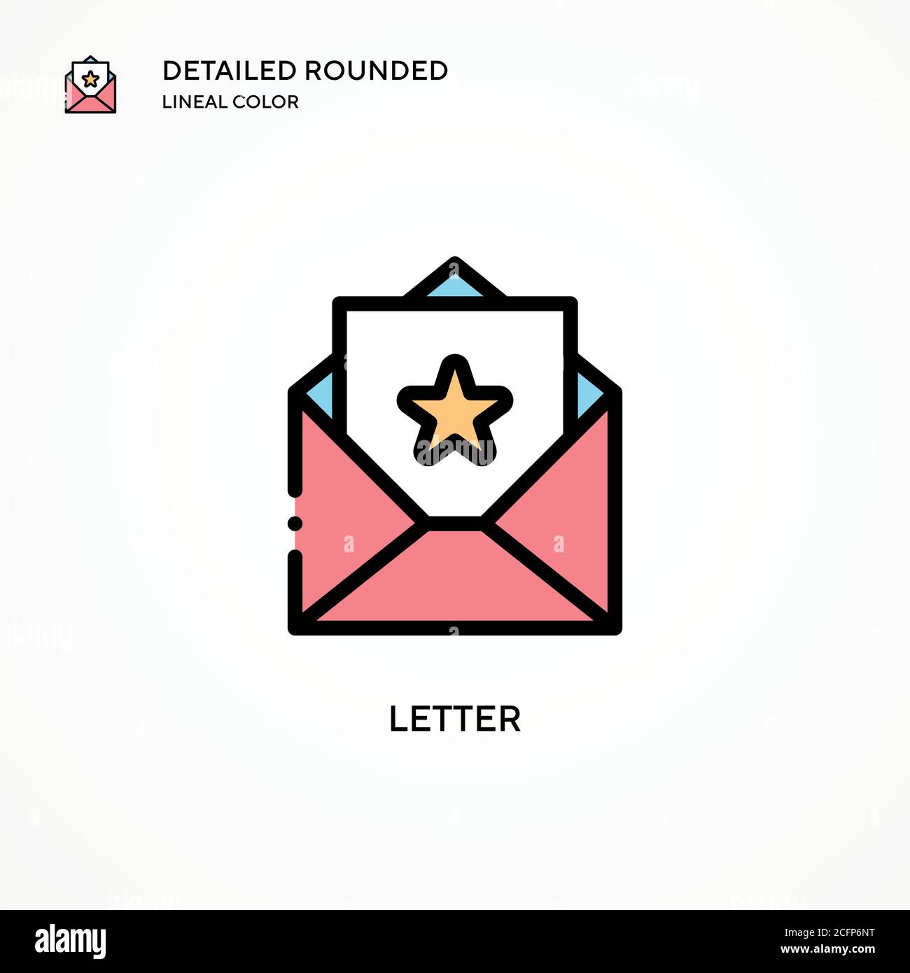 Letter vector icon. Modern vector illustration concepts. Easy to edit ...