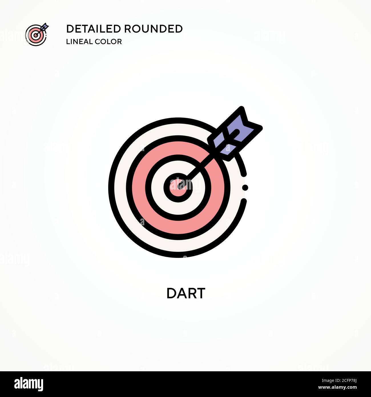Dart vector icon. Modern vector illustration concepts. Easy to edit and ...