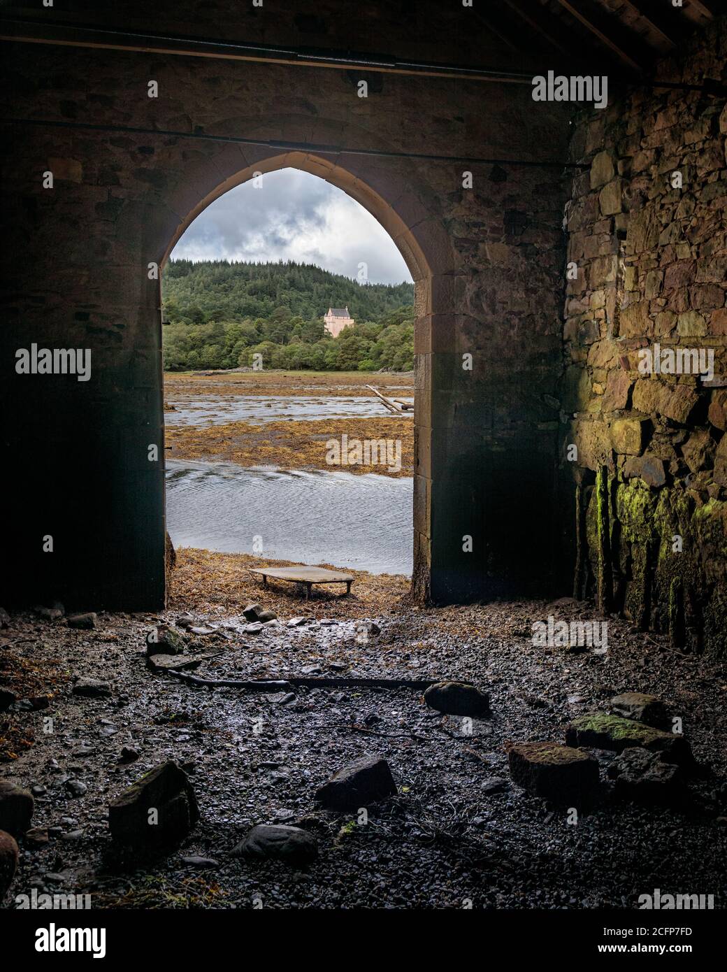 A View Of Kinlochaline Castle Across Loch Aline From The Boat House At ...