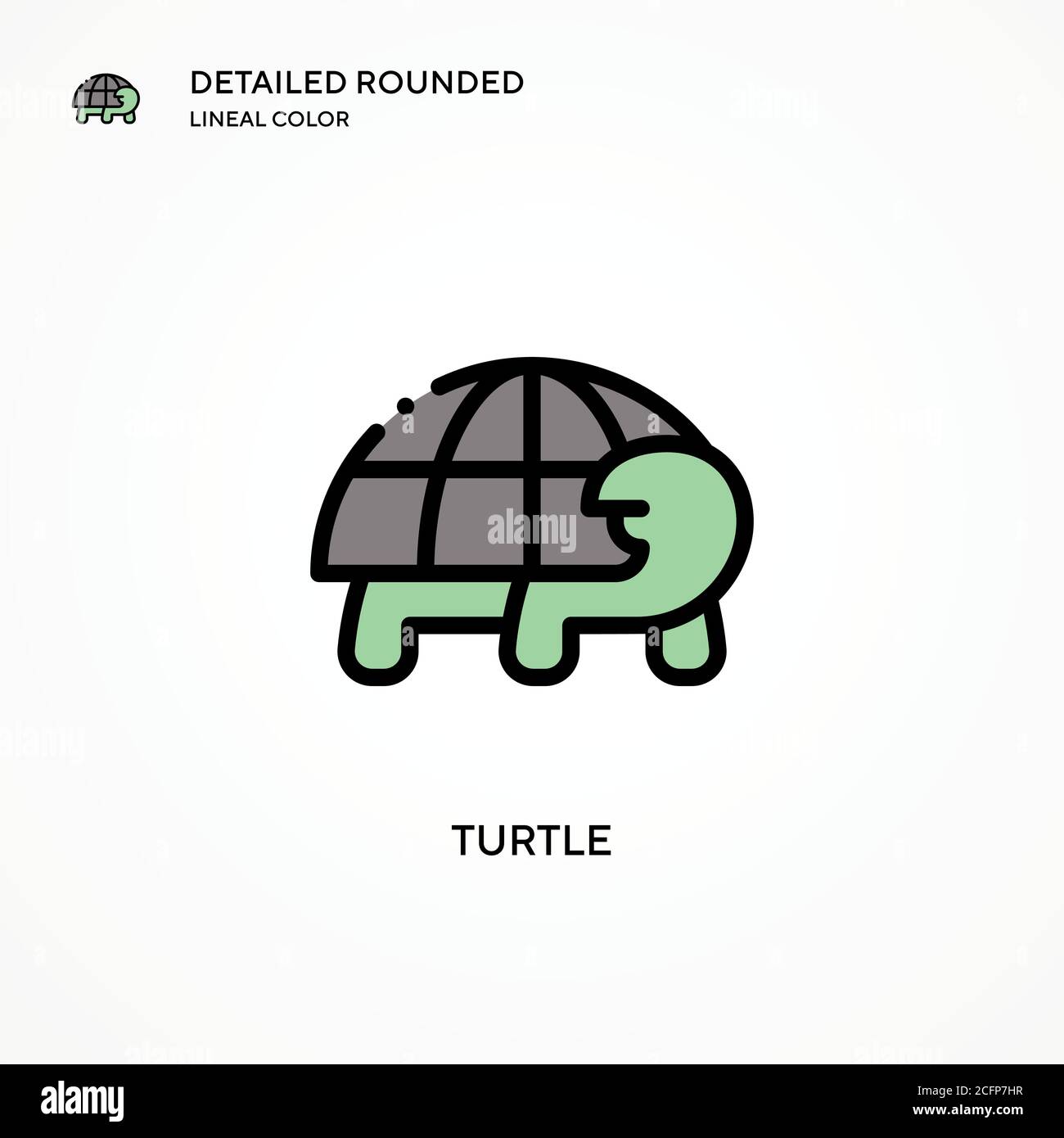 Turtle vector icon. Modern vector illustration concepts. Easy to edit ...
