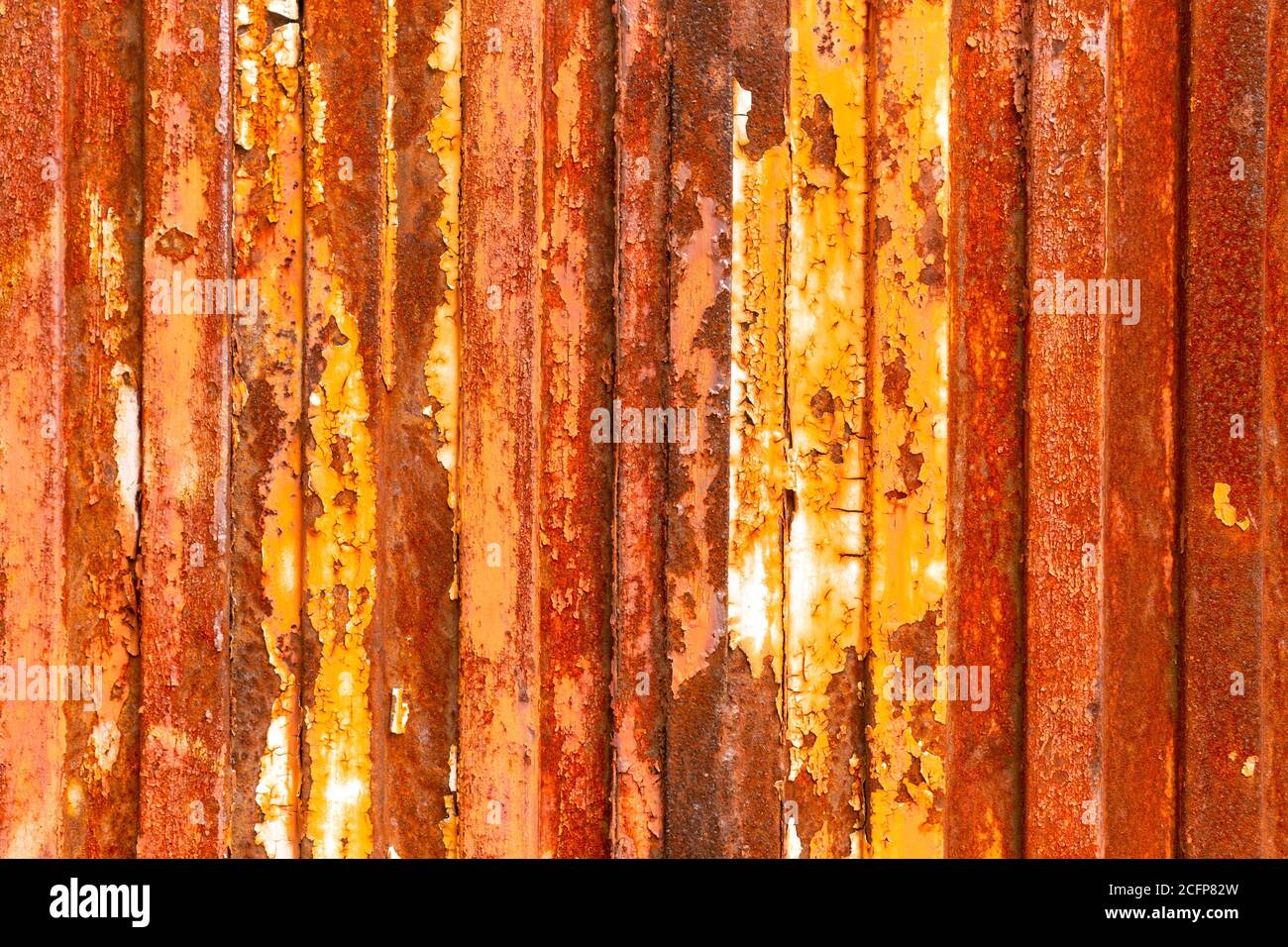 Old rusty zinc fence hi-res stock photography and images - Alamy