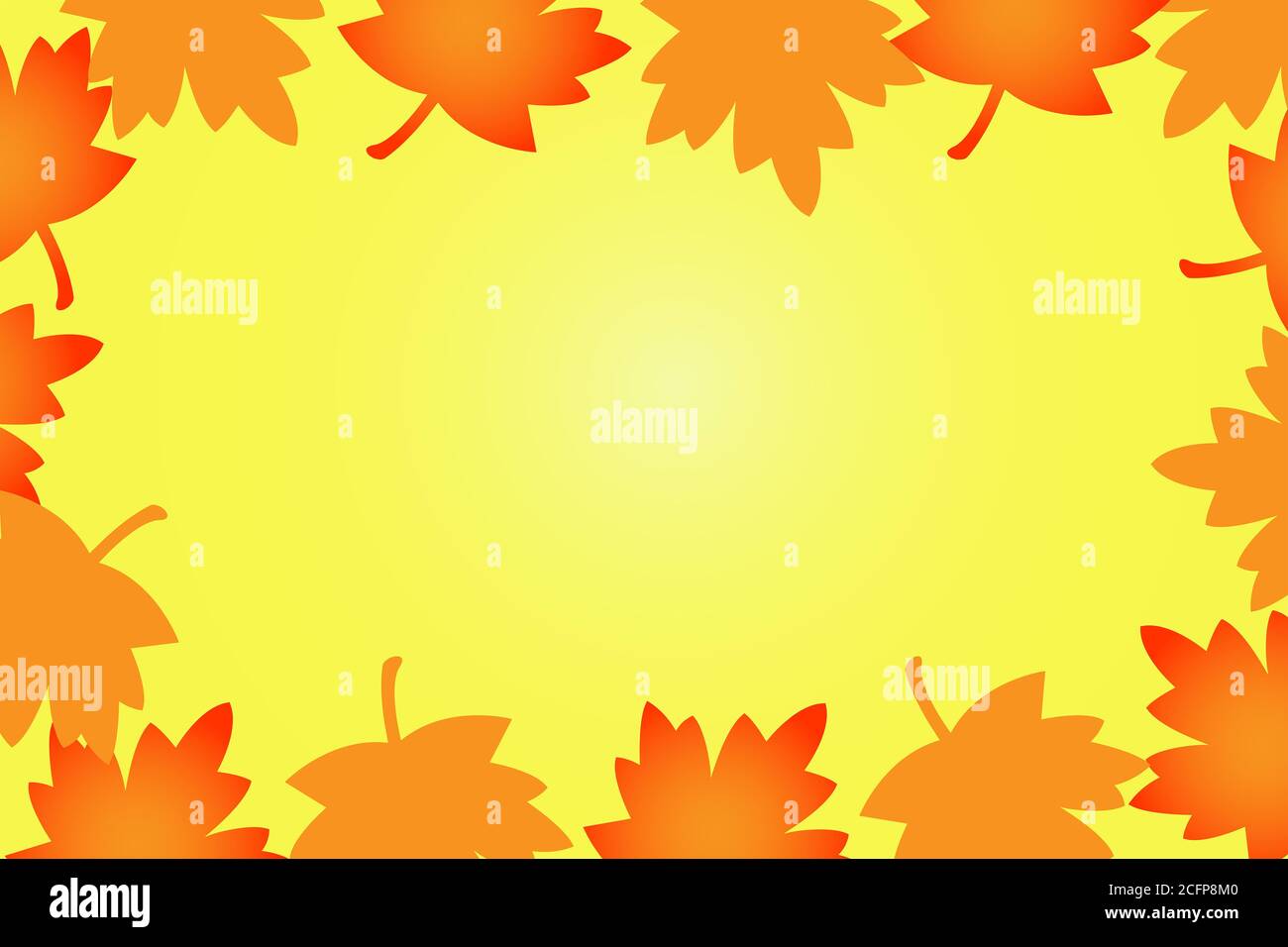 Beautiful Autumn leaves background design use as wallpaper, card, flyer ...